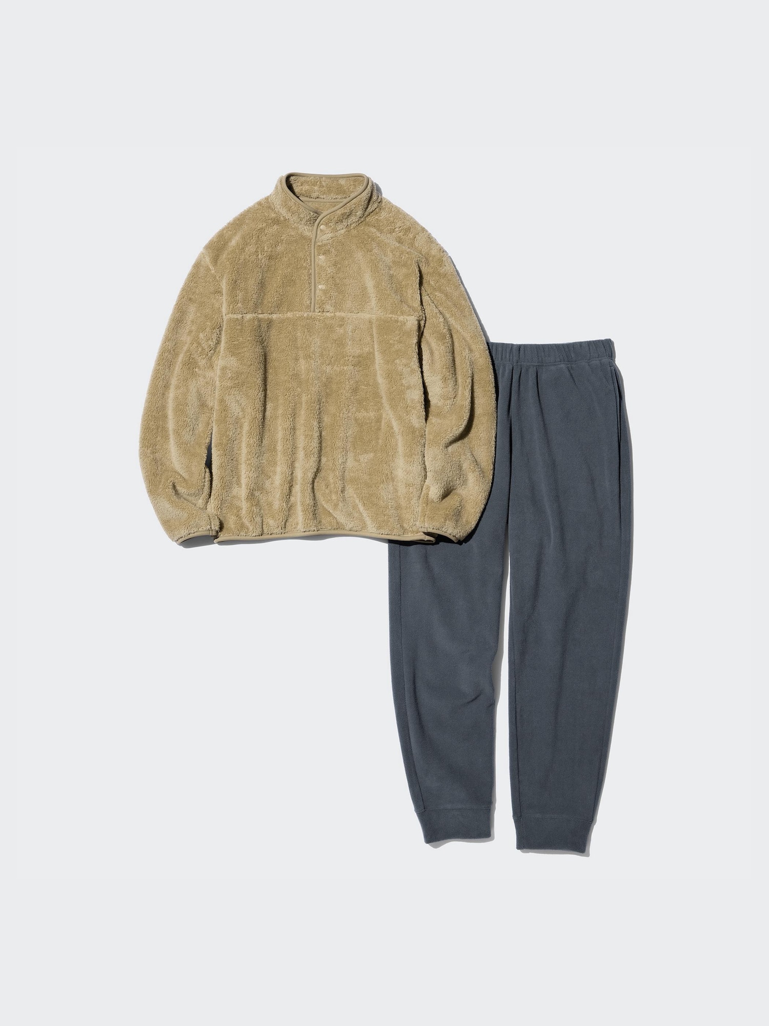 Men's Fluffy Yarn Fleece Set | UNIQLO AU