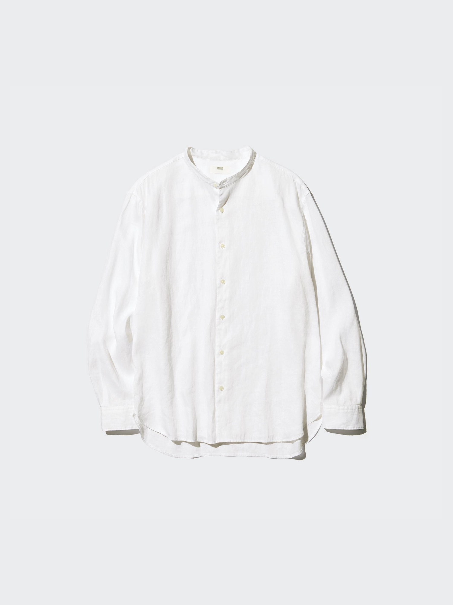 UNIQLO 100% Premium Linen Shirt (Stand Collar) | King's Cross