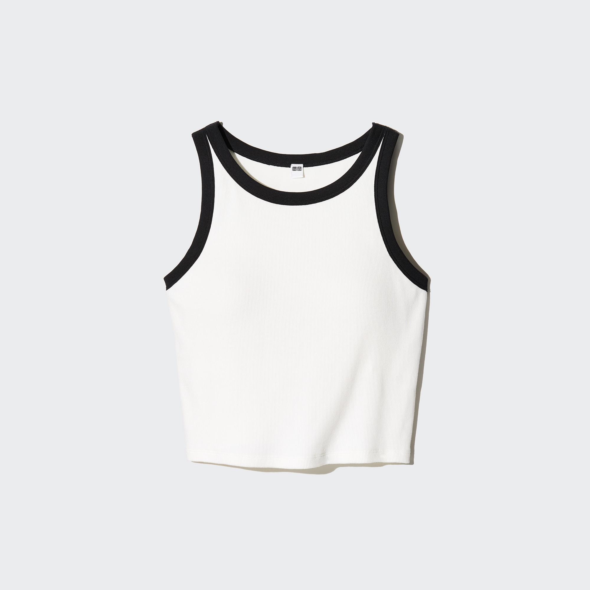Ribbed Cropped Sleeveless Bra Top | UNIQLO NL