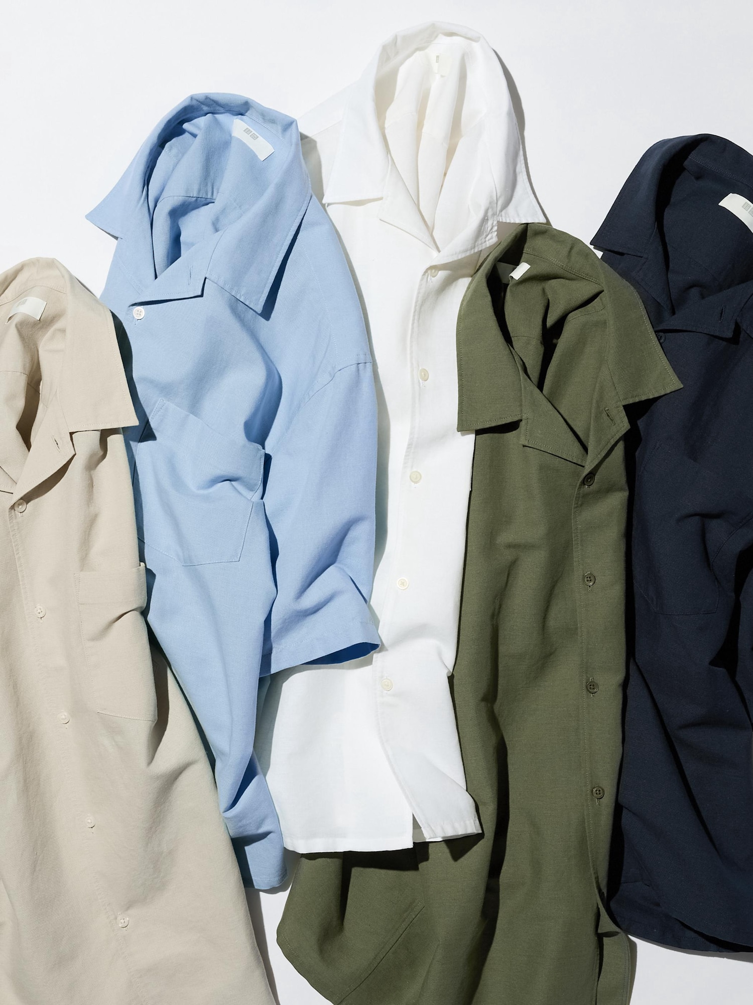 Men's Cotton Linen Shirt (Short Sleeve) | UNIQLO IT Men's Cotton Linen Shirt (Short Sleeve) | UNIQLO IT