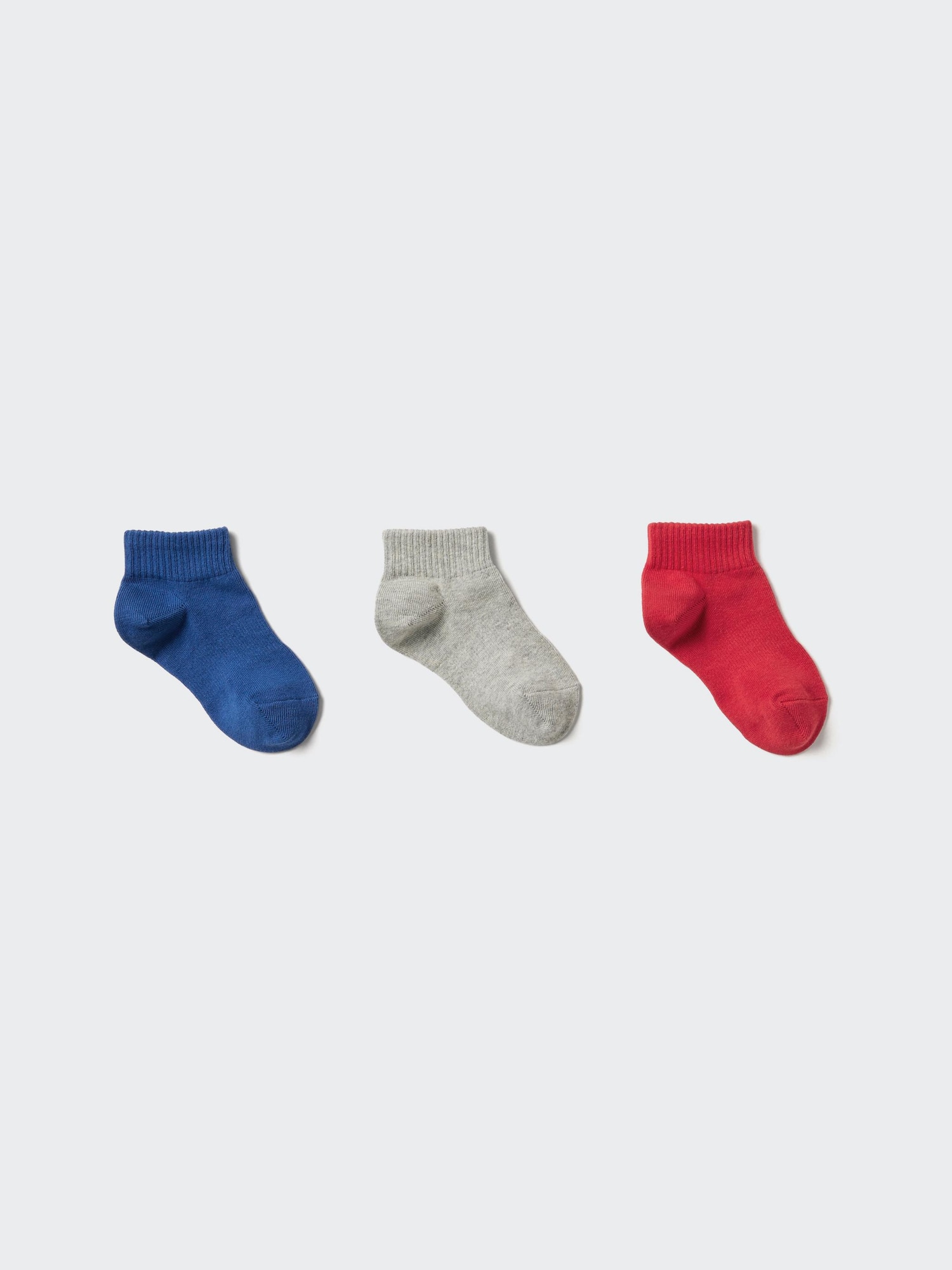Kids' Short Socks (3 Pairs) | UNIQLO PT
