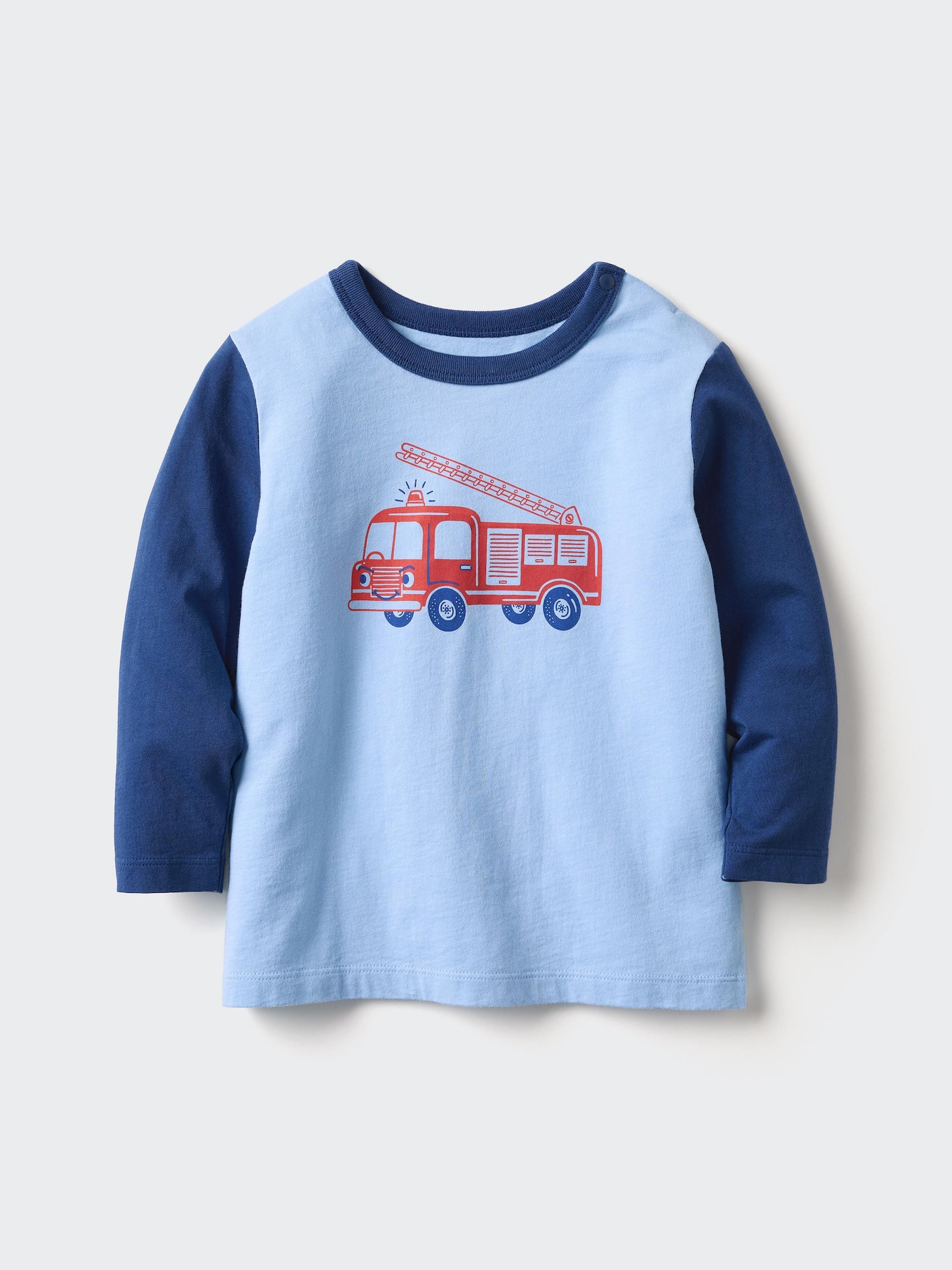 UNIQLO Baby Crew Neck T-Shirt | Car | Long Sleeve | StyleHint