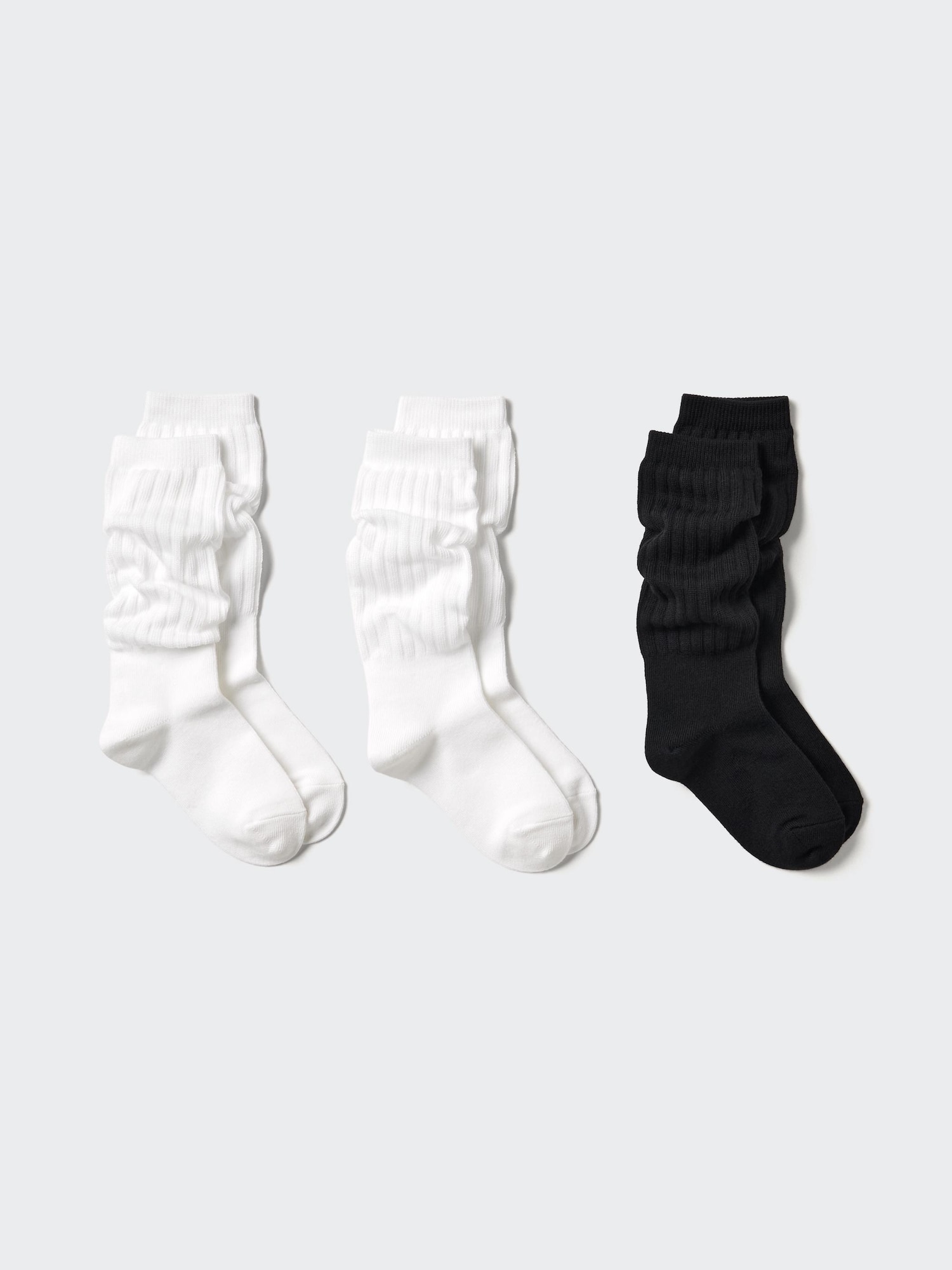 Kids' Socks (3 Pairs, Slouch) | UNIQLO LT