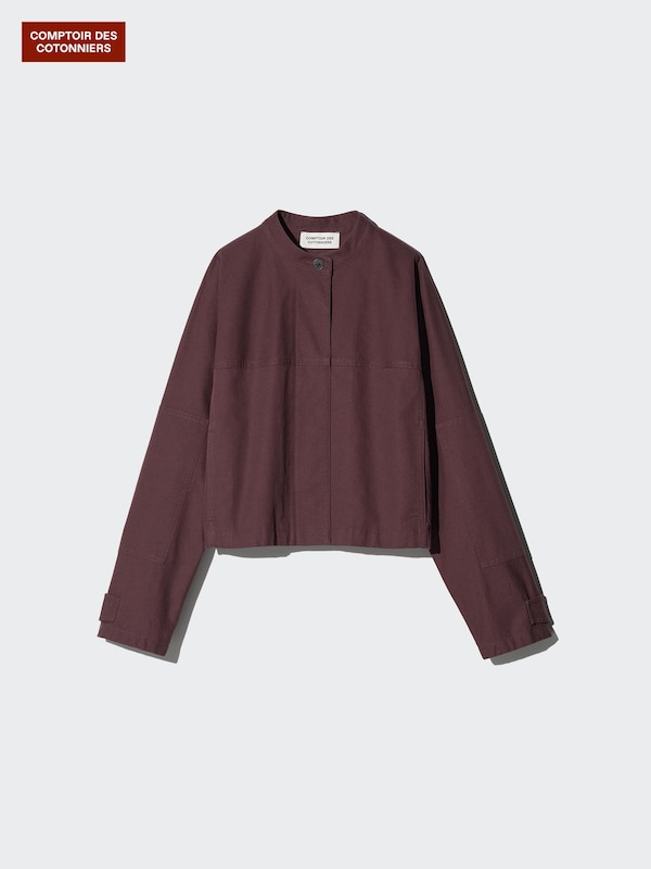 Women's Cotton Short Jacket | UNIQLO AT