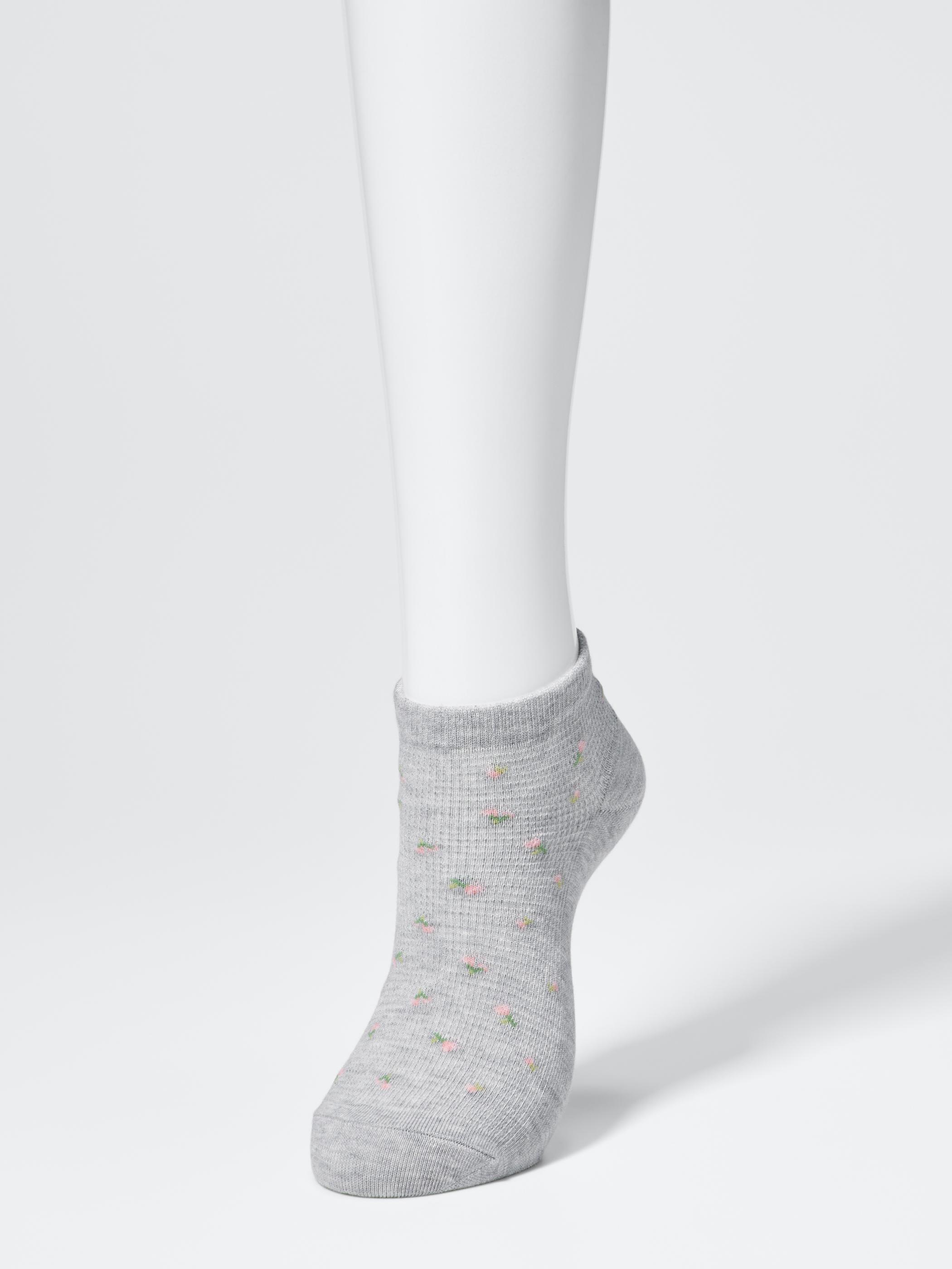 Calcetines Tobilleros Flores 3 Pares Para Mujer UNIQLO ES Calcetines Tobilleros Flores 3 Pares Para Mujer UNIQLO ES
