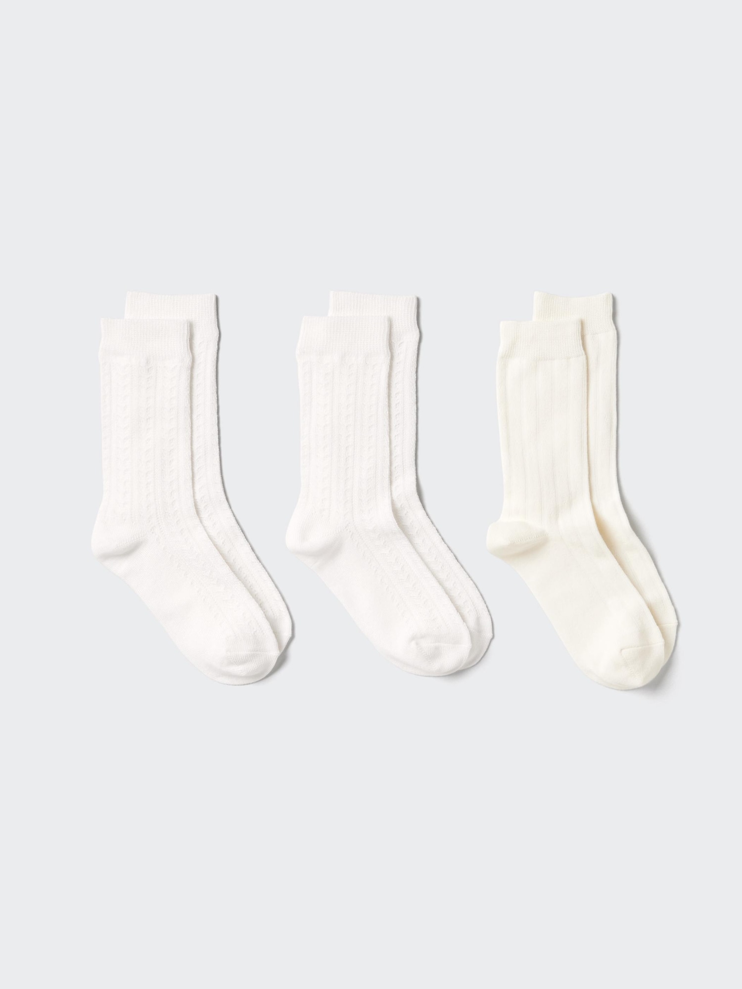 Women's Socks (3 Pairs, Crochet) | UNIQLO SE