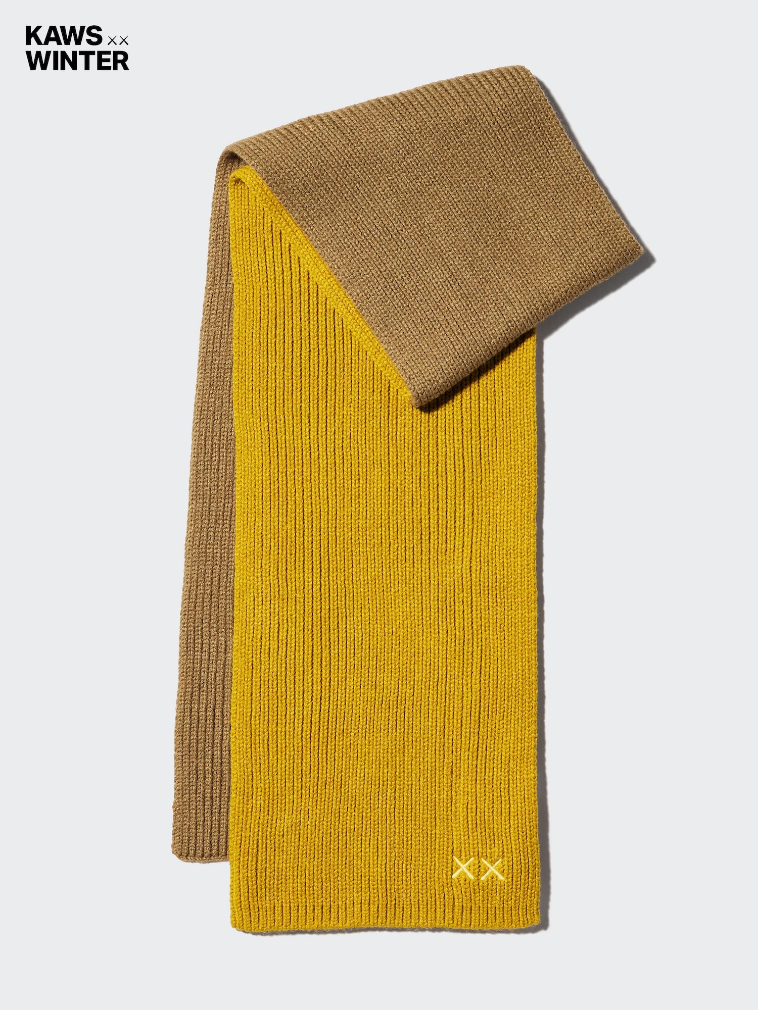 UNIQLO KAWS WINTER HEATTECH Knitted Scarf | StyleHint