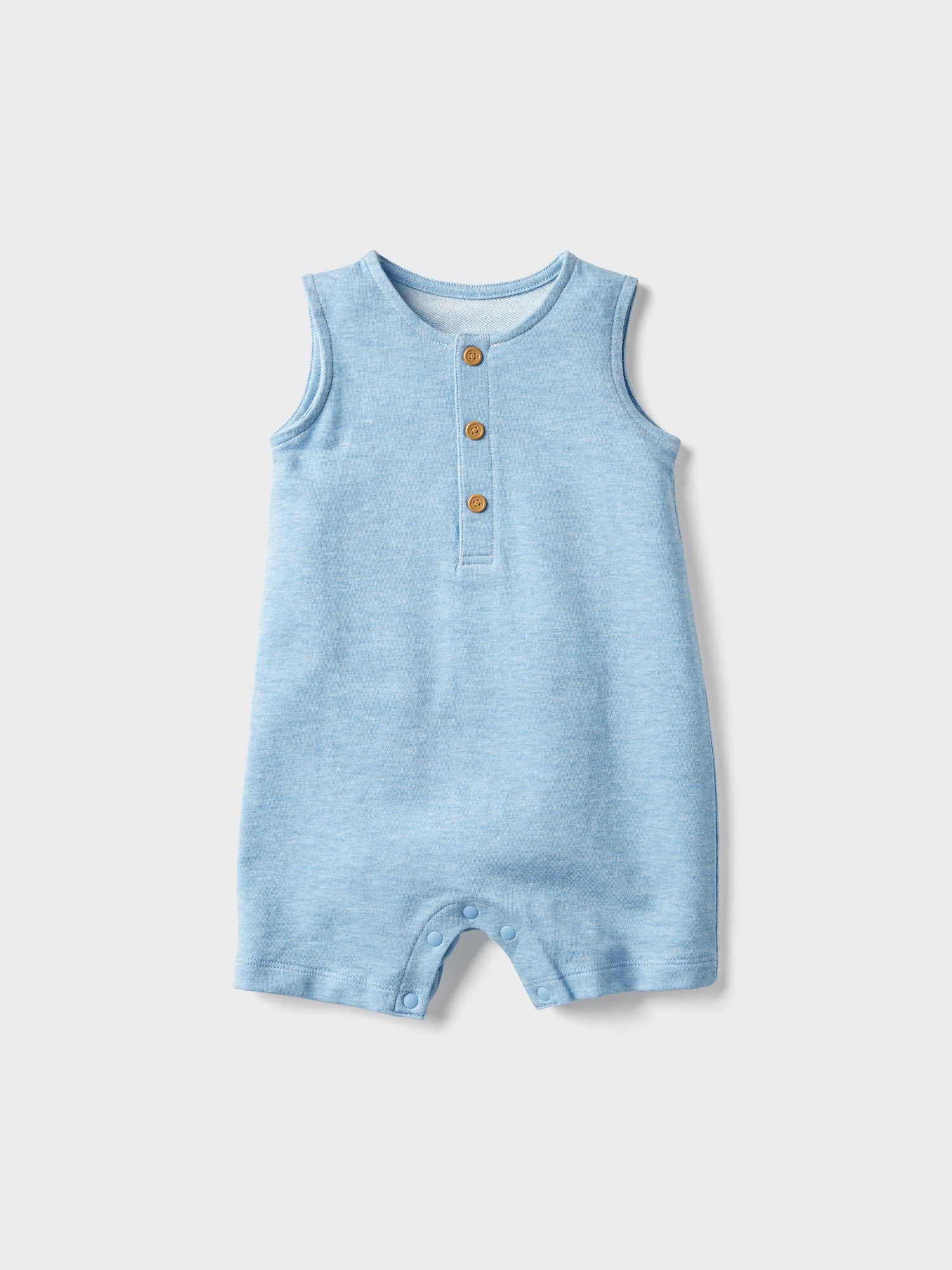 Babies' One Piece Outfit (Sleeveless, Denim-Like) | UNIQLO AT