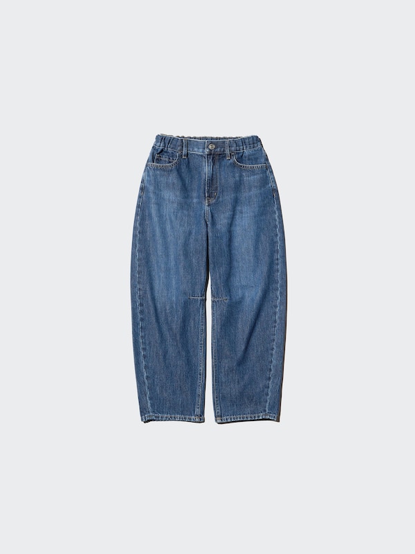 Kids' Barrel Leg Jeans | UNIQLO GR