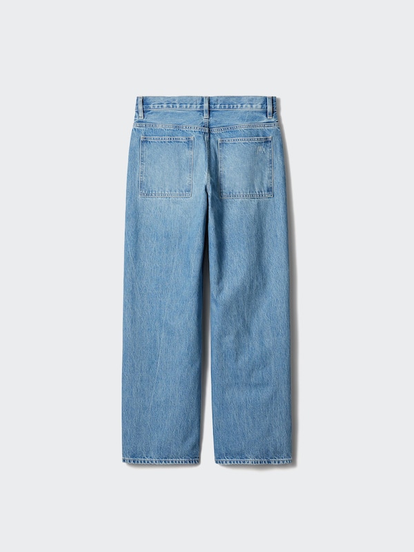 Selvedge Jeans (Straight Fit, Used-Look) für Herren | UNIQLO DE