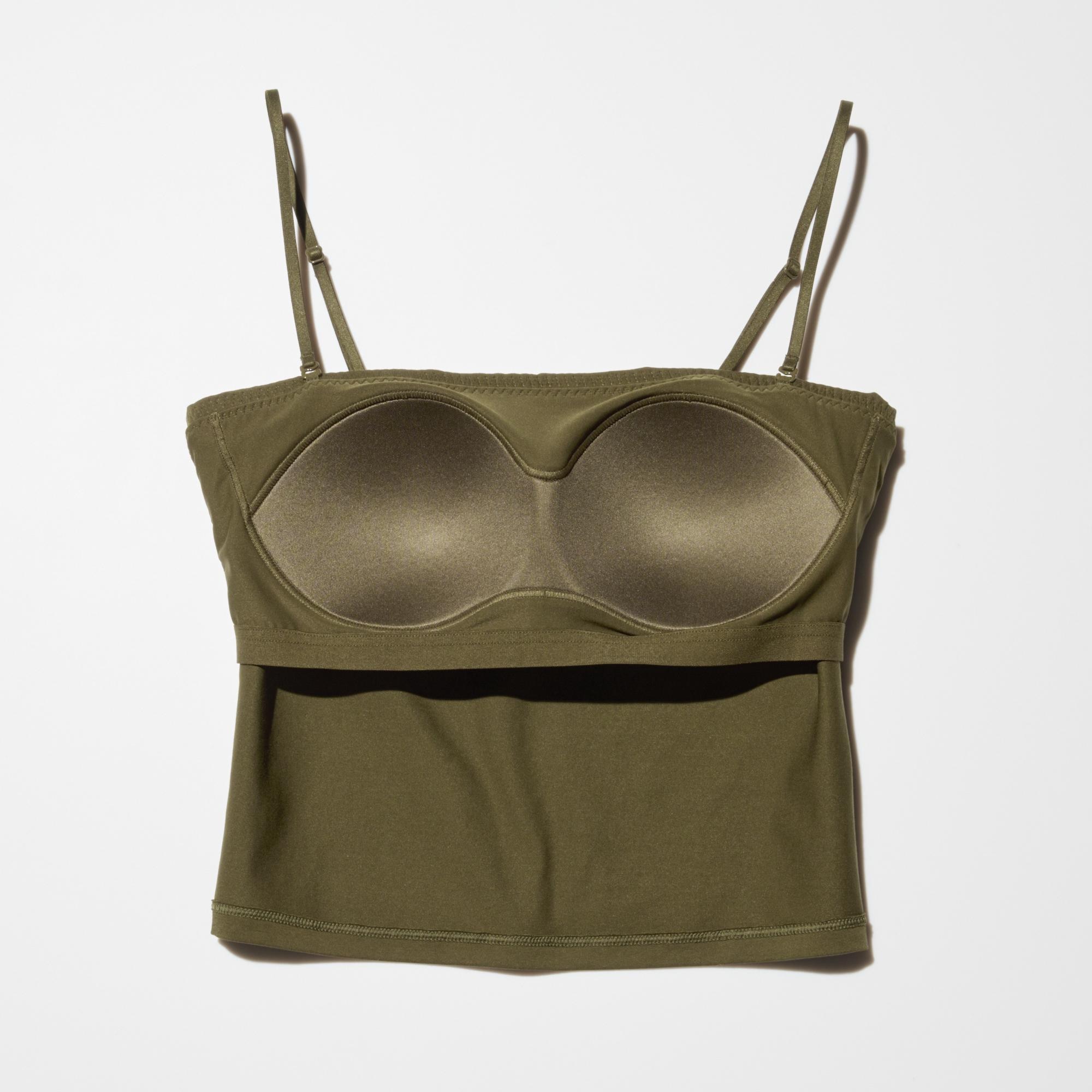 Women's AIRism Cotton Cropped Tube BRA TOP | UNIQLO AU