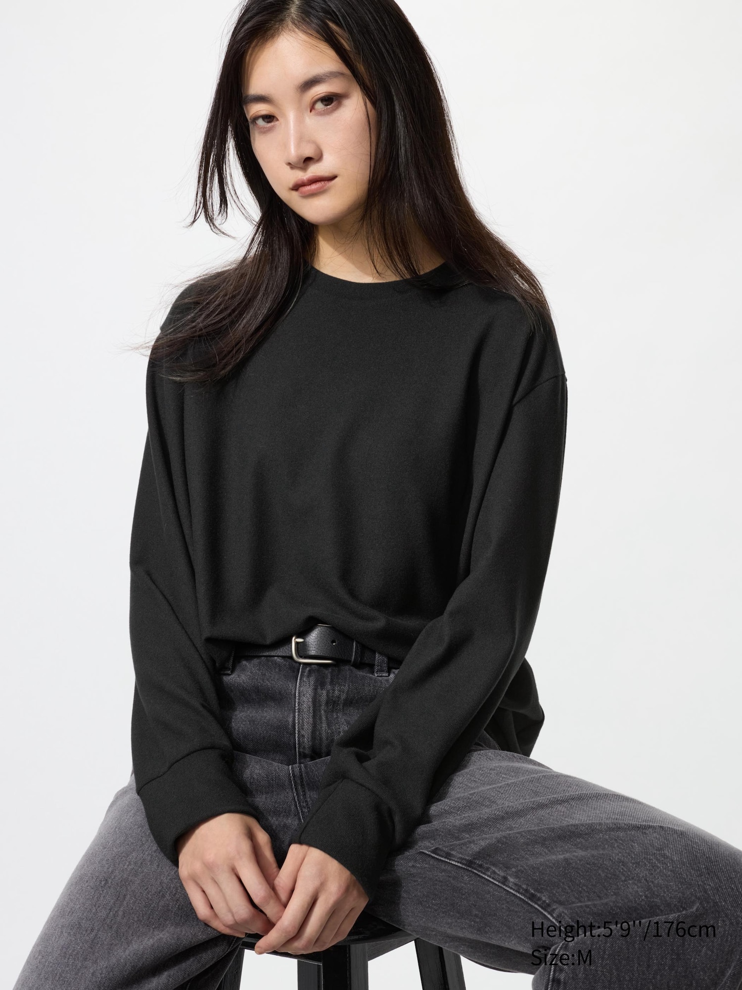 Women's Soft Knitted Fleece Crew Neck T-Shirt | UNIQLO AU