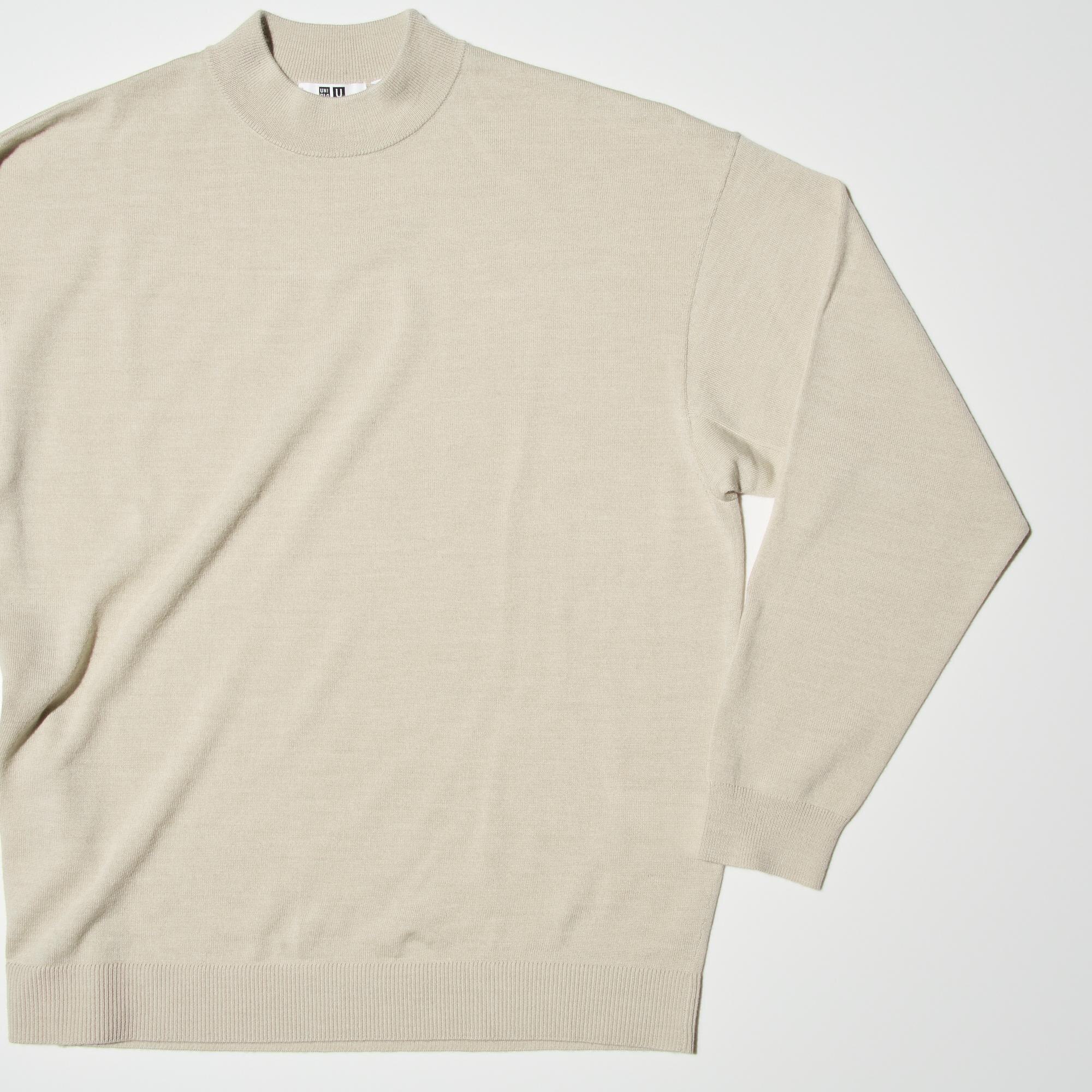 Men's Uniqlo U Merino Blend Mock Neck Sweater | UNIQLO AU