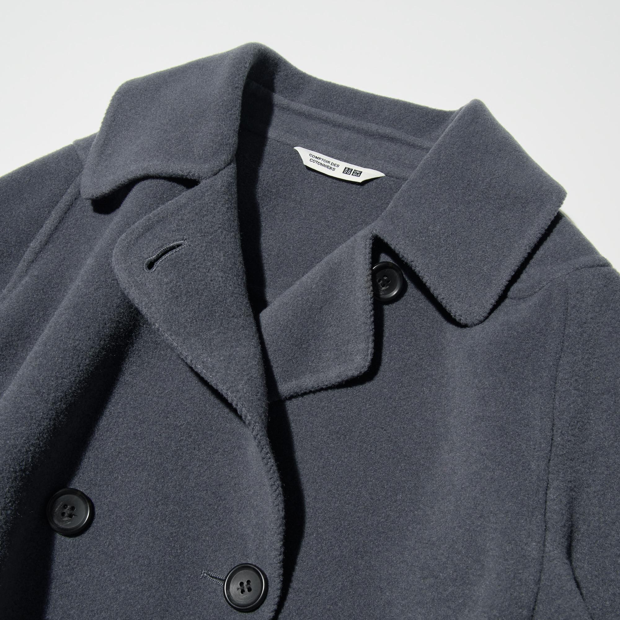 Women's COMPTOIR DES COTONNIERS Double Face Half Coat (Relaxed Fit ...
