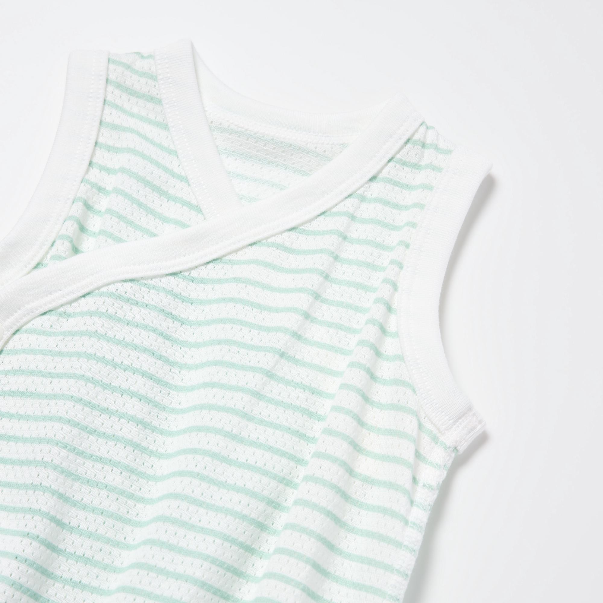 Baby Newborn Cotton Mesh Inner Sleeveless Bodysuit | UNIQLO AU
