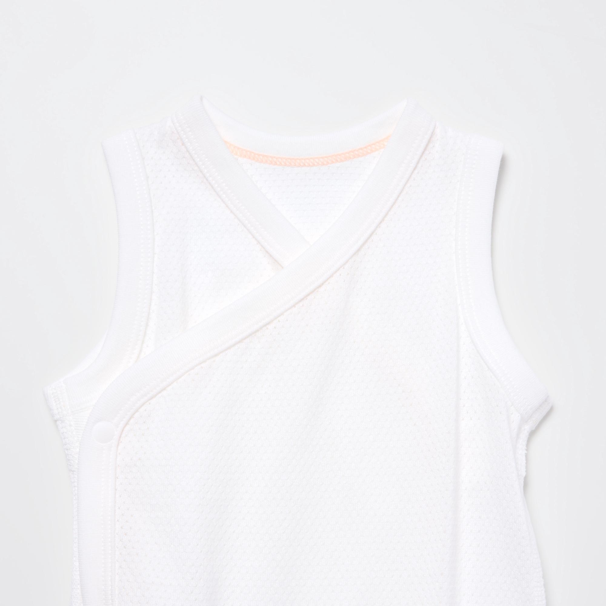 Baby Newborn Cotton Mesh Inner Sleeveless Bodysuit | UNIQLO AU