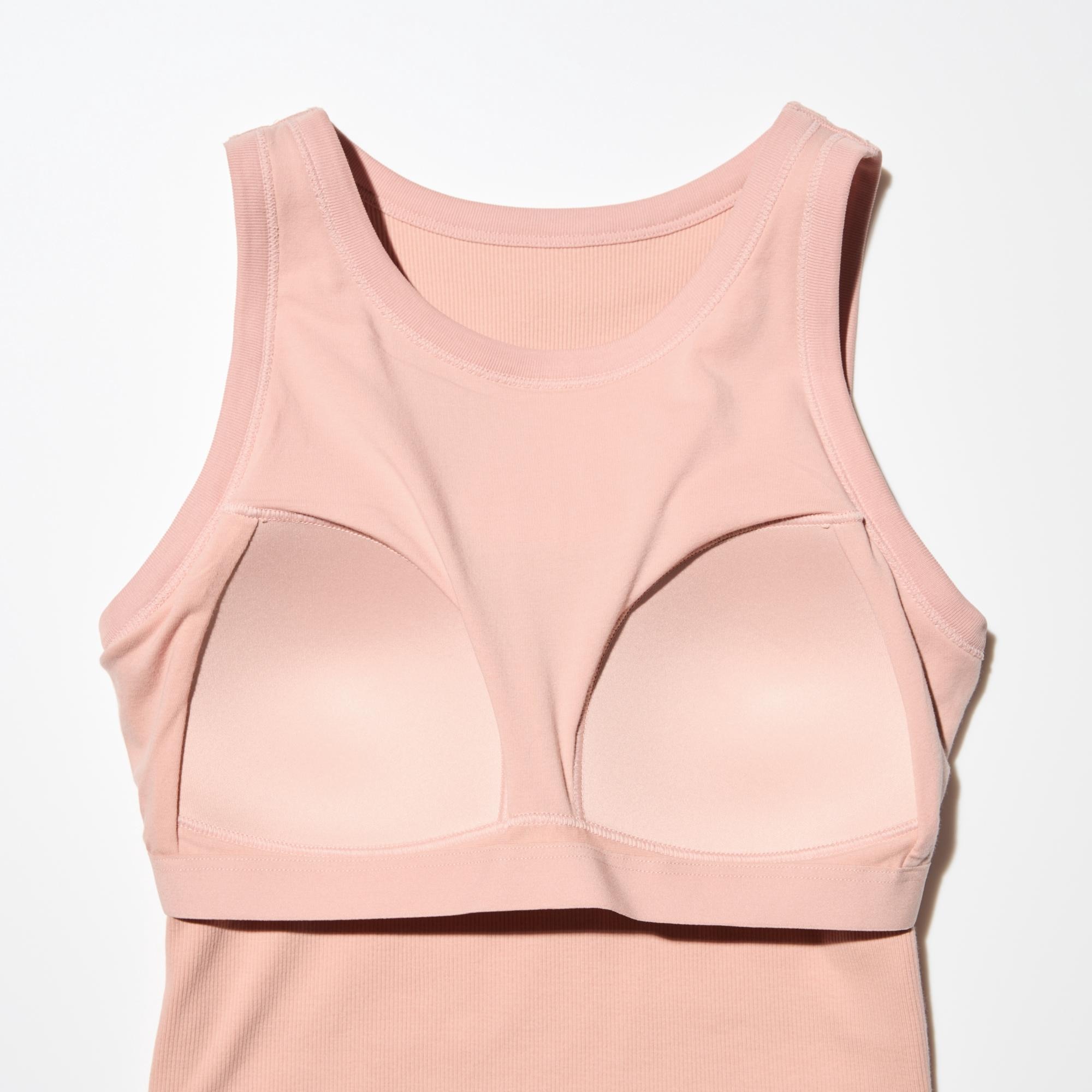 Women's Ribbed Cropped BRA TOP | UNIQLO AU