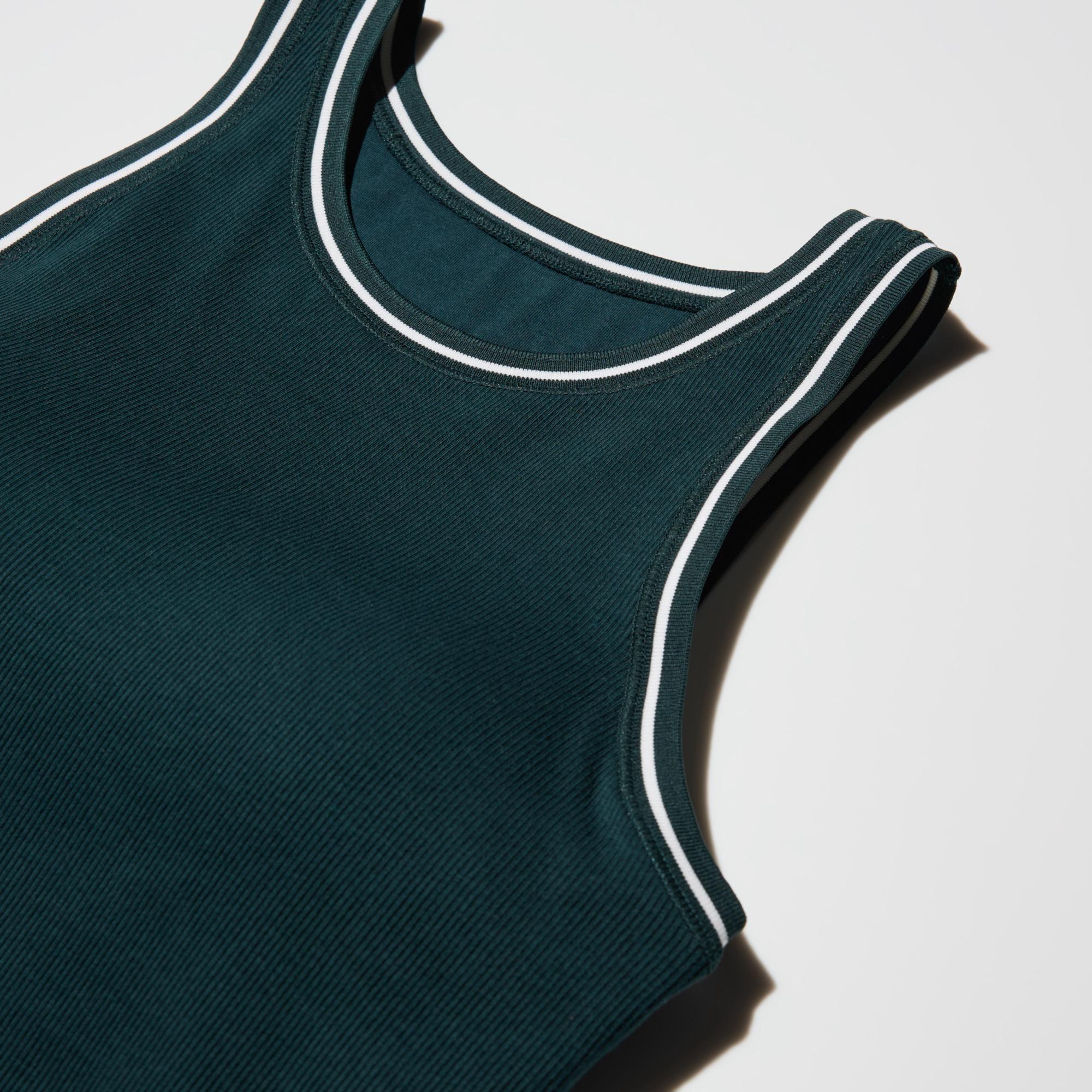 Women's Ribbed Cropped BRA TOP | UNIQLO AU