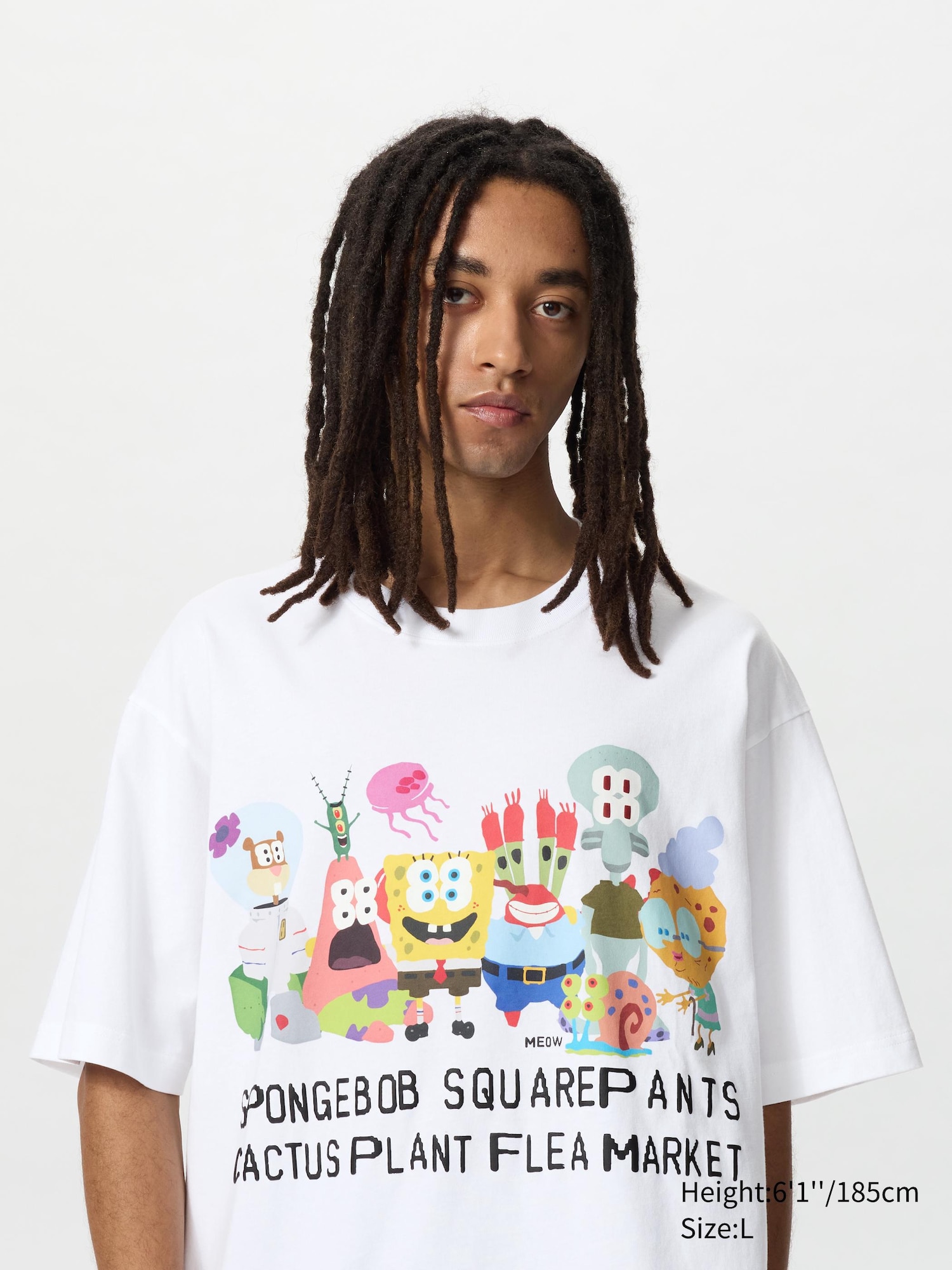 Unisex SpongeBob SquarePants Cactus Plant Flea Market UT Graphic T ...
