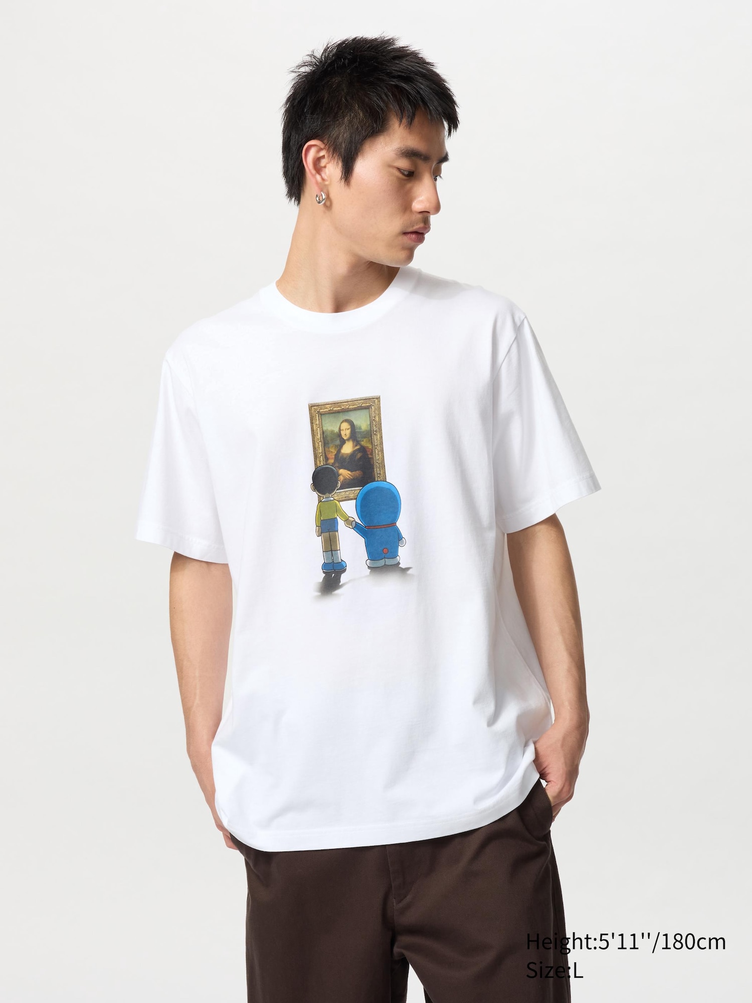 Unisex Doraemon meets the Louvre UT Graphic T-Shirt | UNIQLO AU