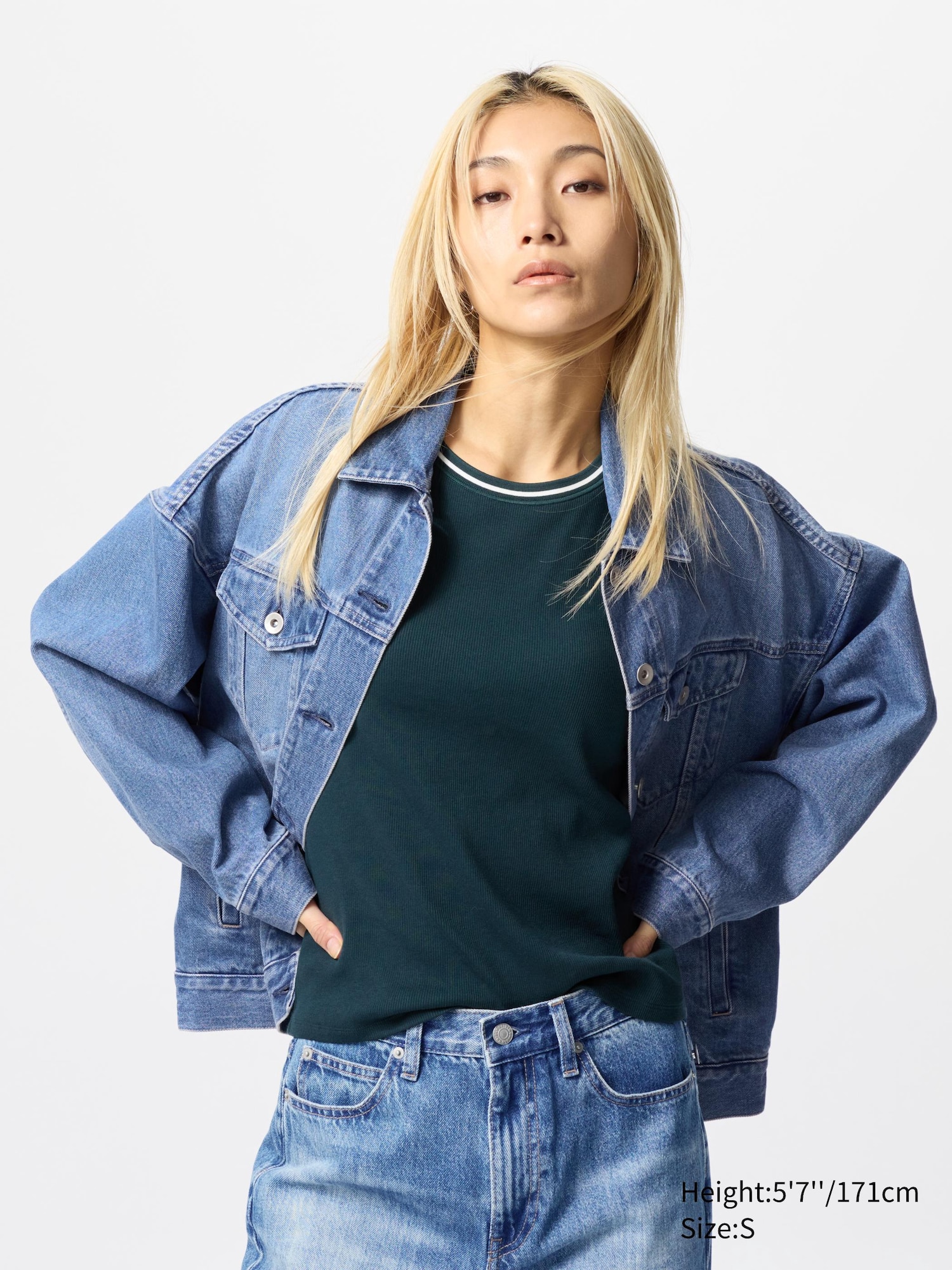 Women's Denim Oversized Jacket | UNIQLO AU