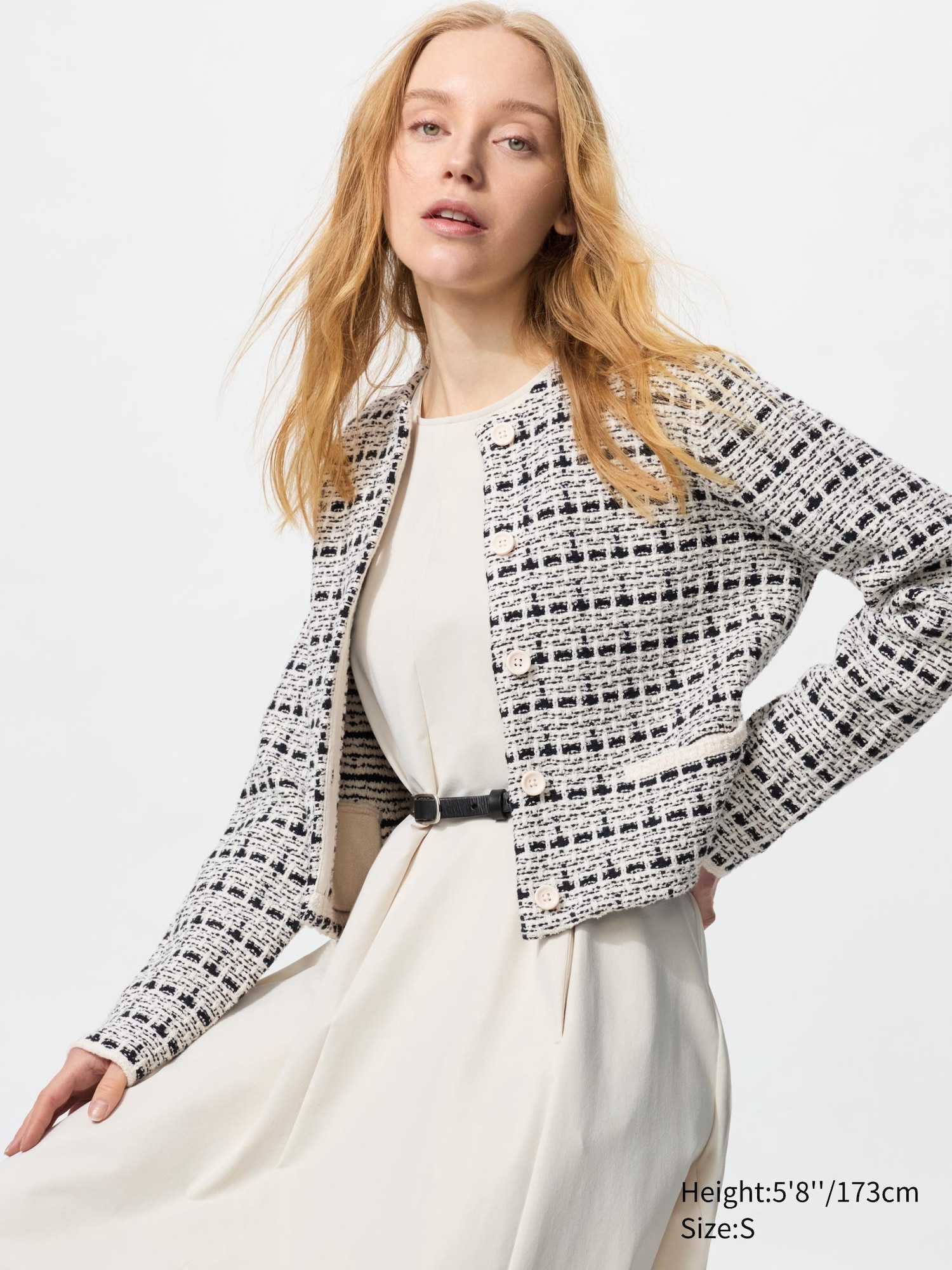 Women's Knitted Short Jacket | UNIQLO AU