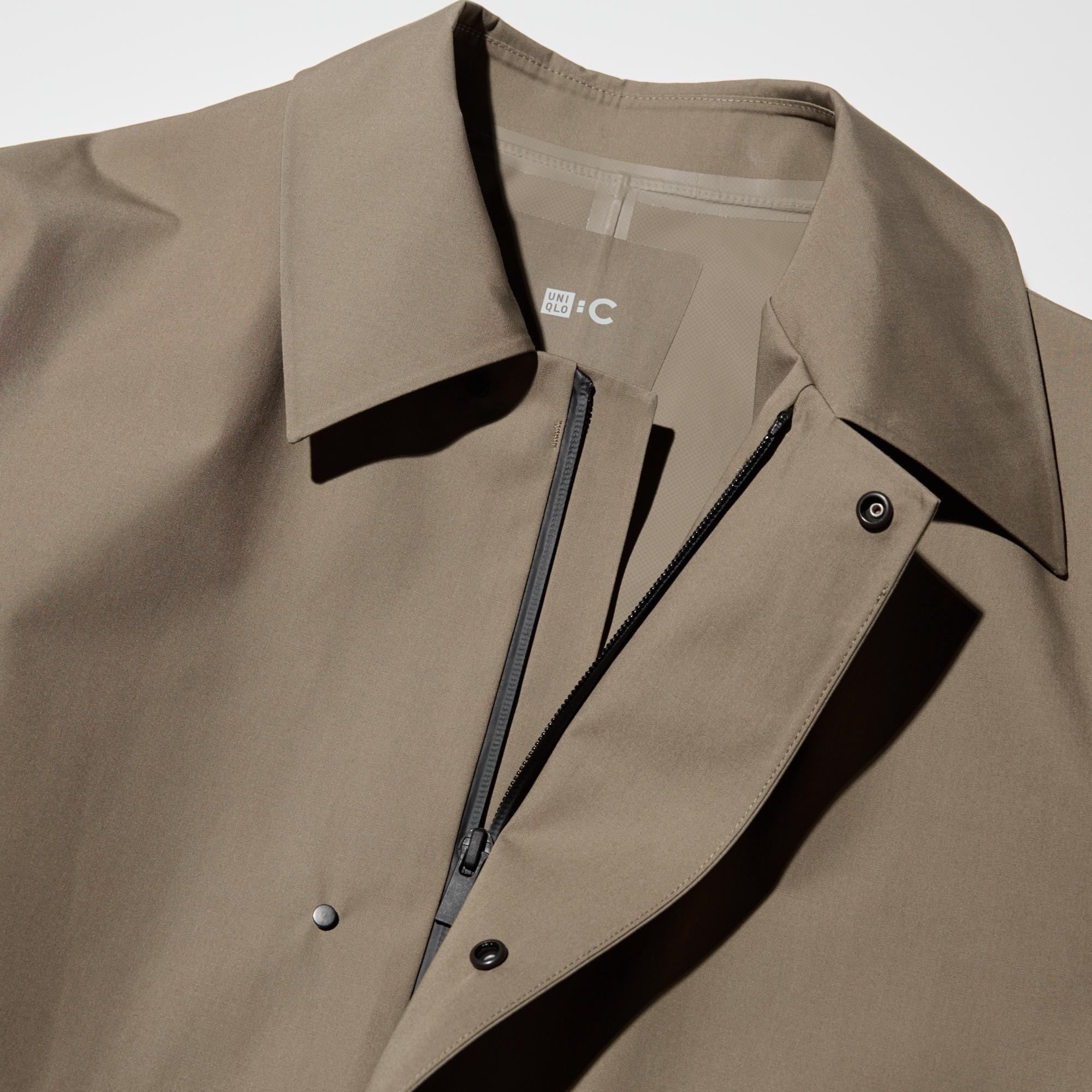Men's UNIQLO : C Blocktech Single Breasted Coat | UNIQLO AU