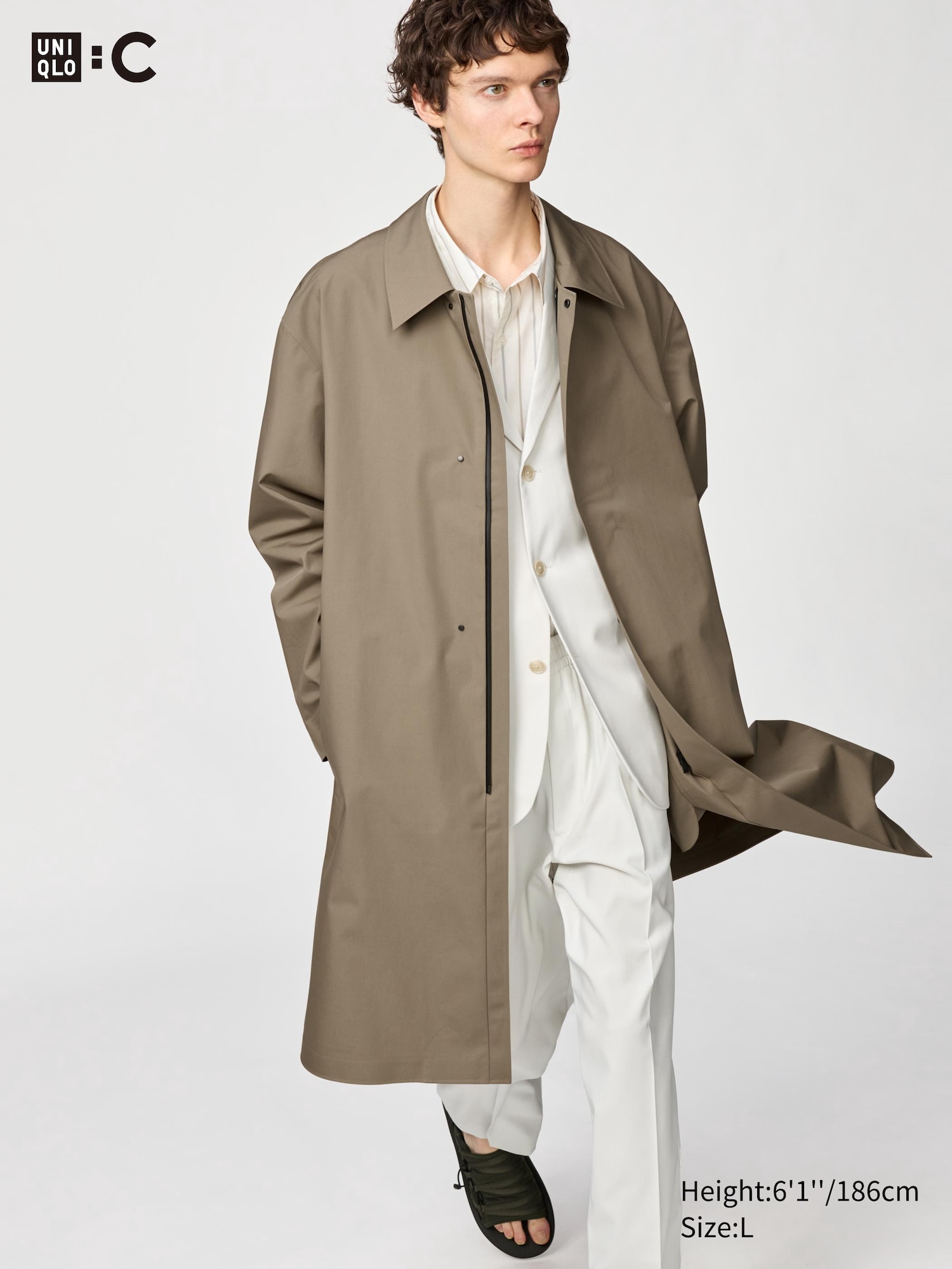 Men's UNIQLO : C Blocktech Single Breasted Coat | UNIQLO AU