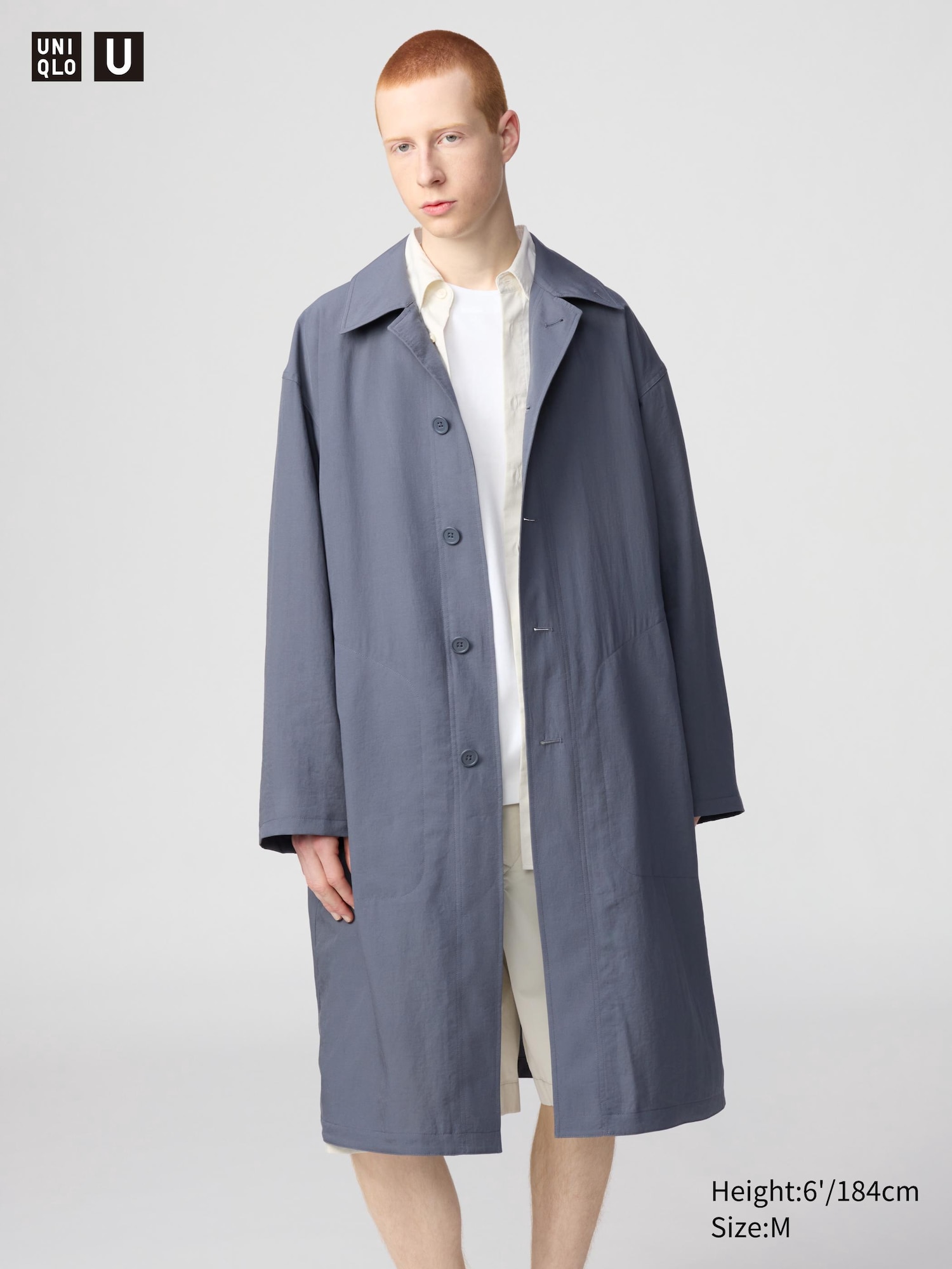 Men's Uniqlo U Oversized Single Breasted Coat | UNIQLO AU