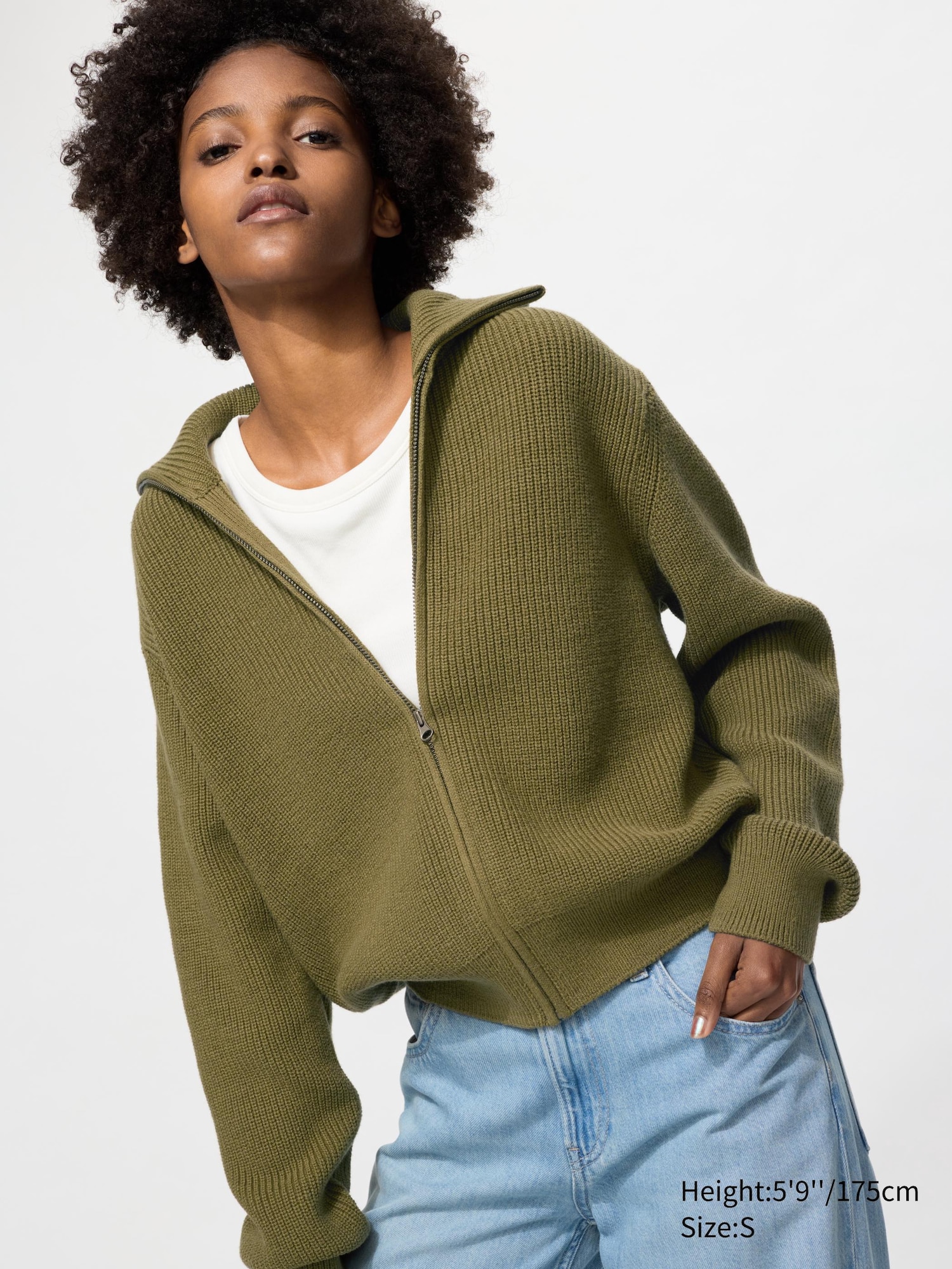 Women's Full-Zip Cardigan | UNIQLO AU