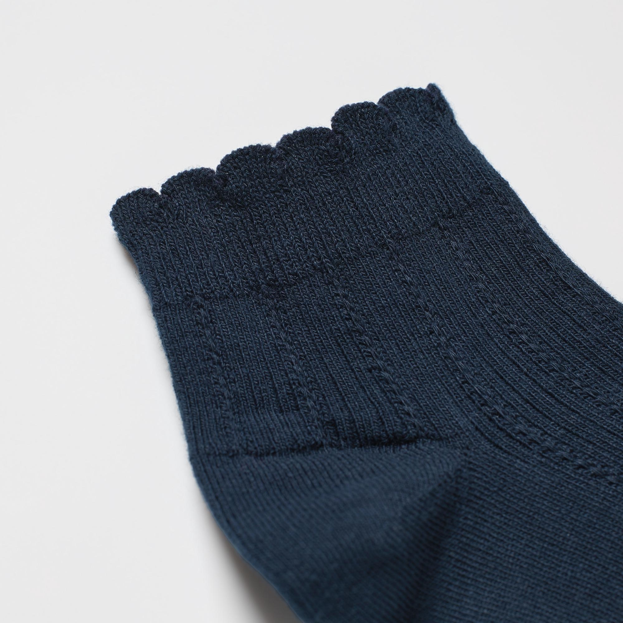 Women's Short Socks 3 Pairs Crochet | UNIQLO AU