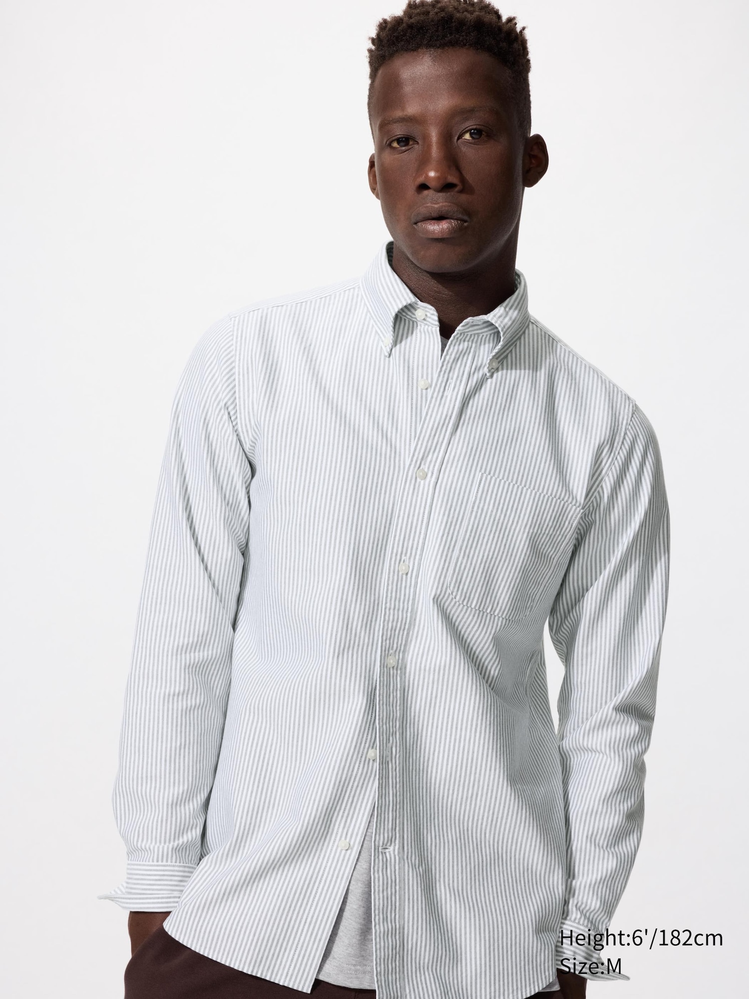 Unisex Oxford Long Sleeve Shirt (Slim Fit) | UNIQLO AU