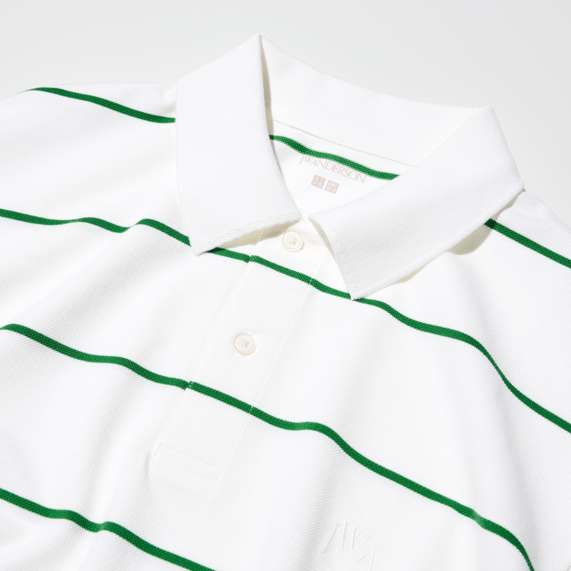 Unisex JW ANDERSON Dry Pique Striped Polo Shirt | UNIQLO AU