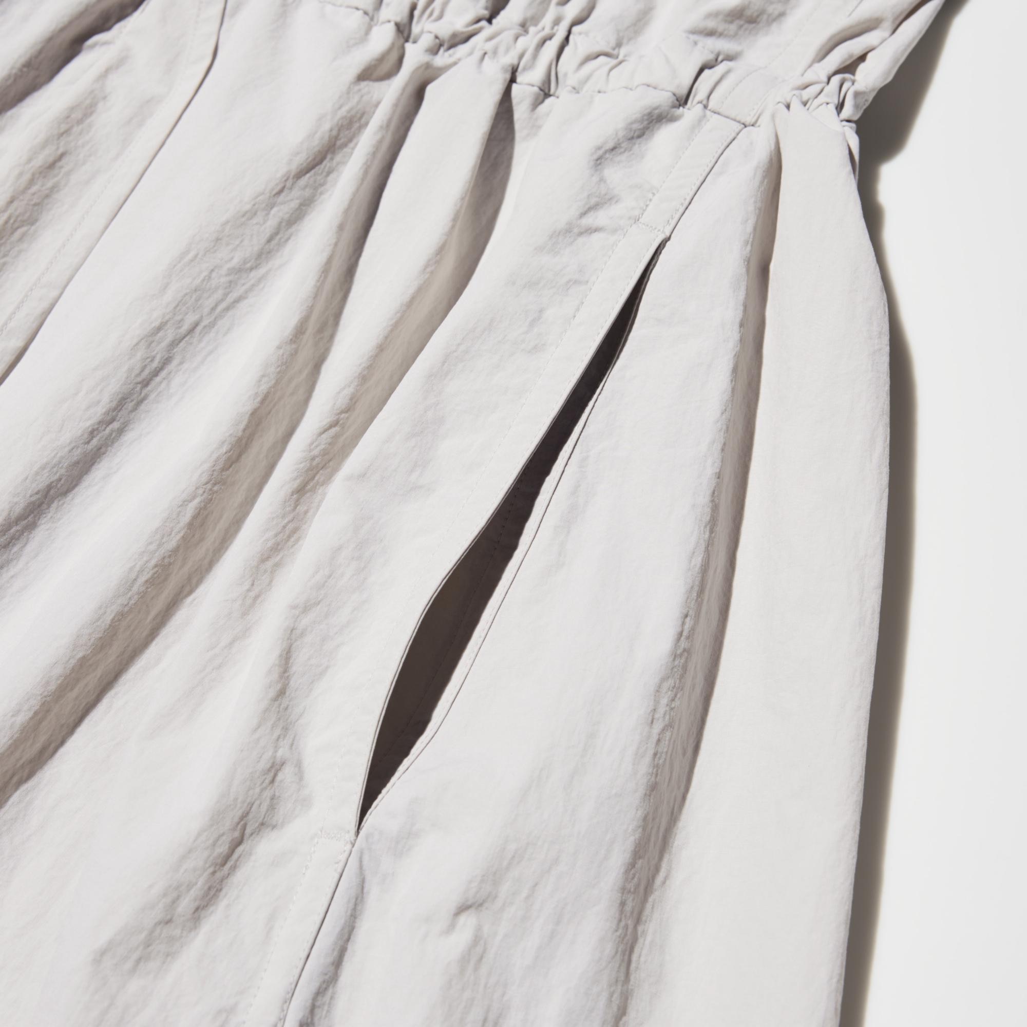 Women's Nylon 3/4 Sleeve Dress | UNIQLO AU