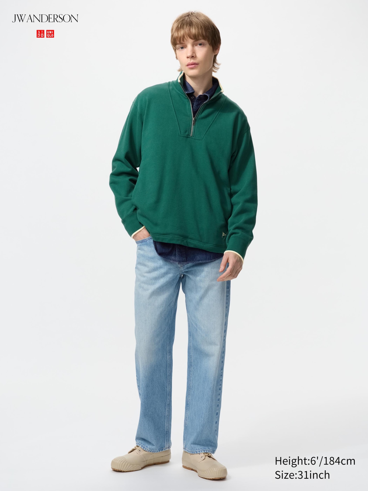 Men's UNIQLO and JW ANDERSON Straight Jeans | UNIQLO AU