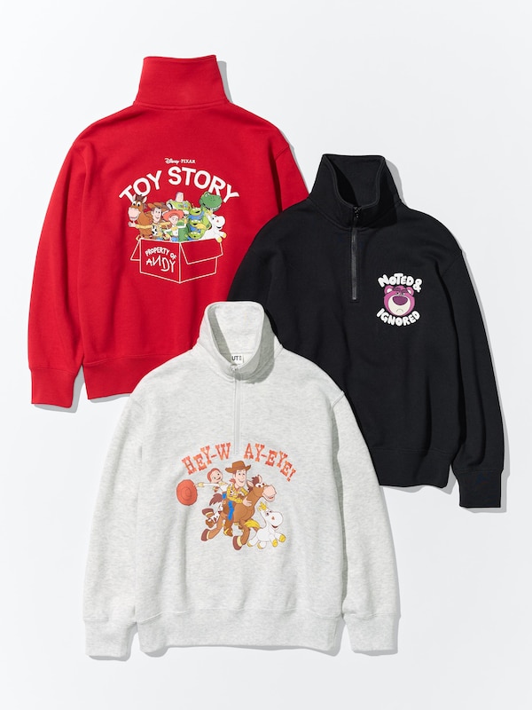 Kids KIDS TOY STORY half-zip sweatshirt | UNIQLO AU