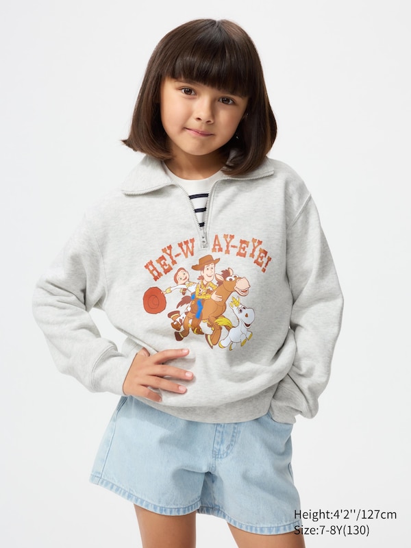 Kids KIDS TOY STORY half-zip sweatshirt | UNIQLO AU