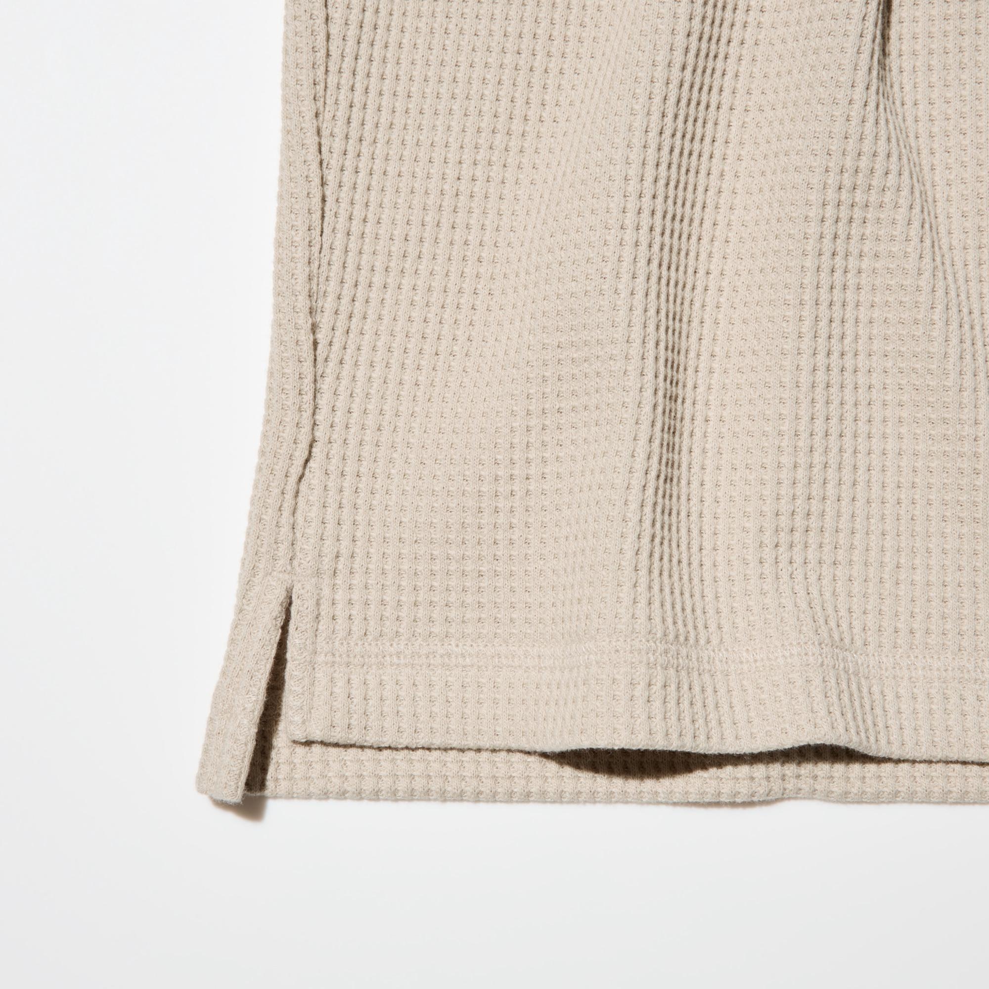 Men's Waffle Crew Neck T-Shirt | UNIQLO CA