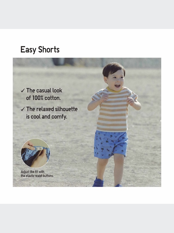 Baby DENIM EASY SHORTS | UNIQLO CA