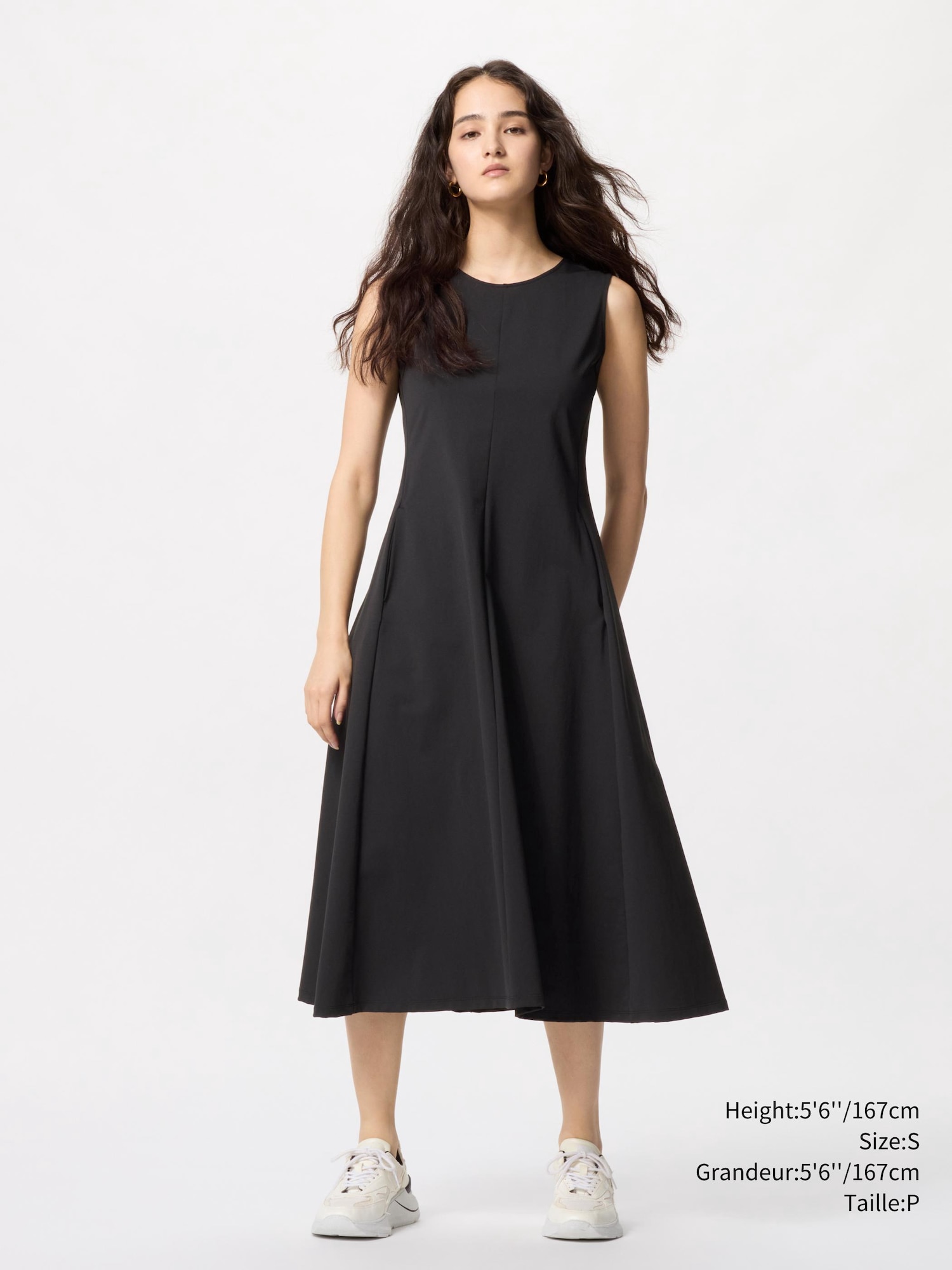 Women's EXTRA STRETCH DRESS | SLEEVELESS | UNIQLO CA