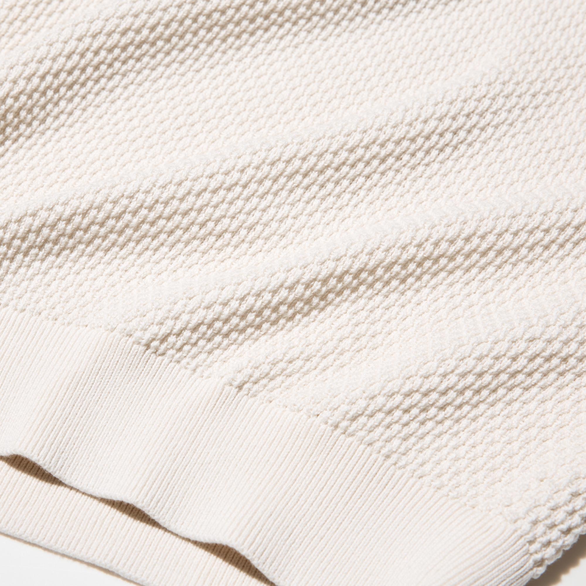 Women's COTTON POPCORN SWEATER | UNIQLO CA