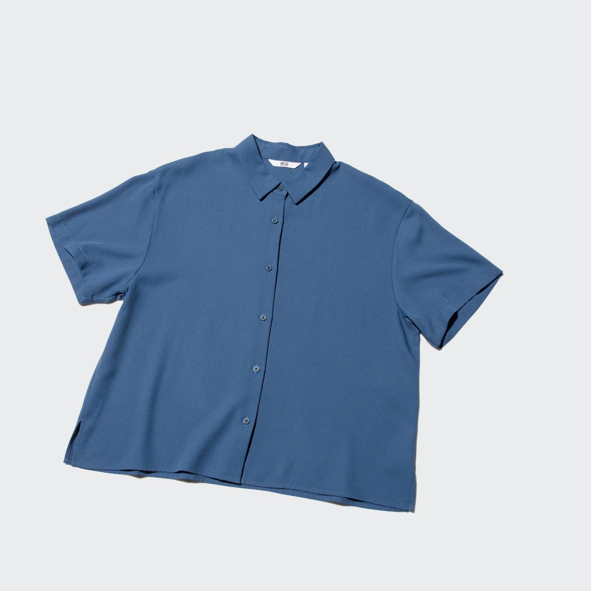 Women's Rayon Blouse | Short Sleeve | UNIQLO CA