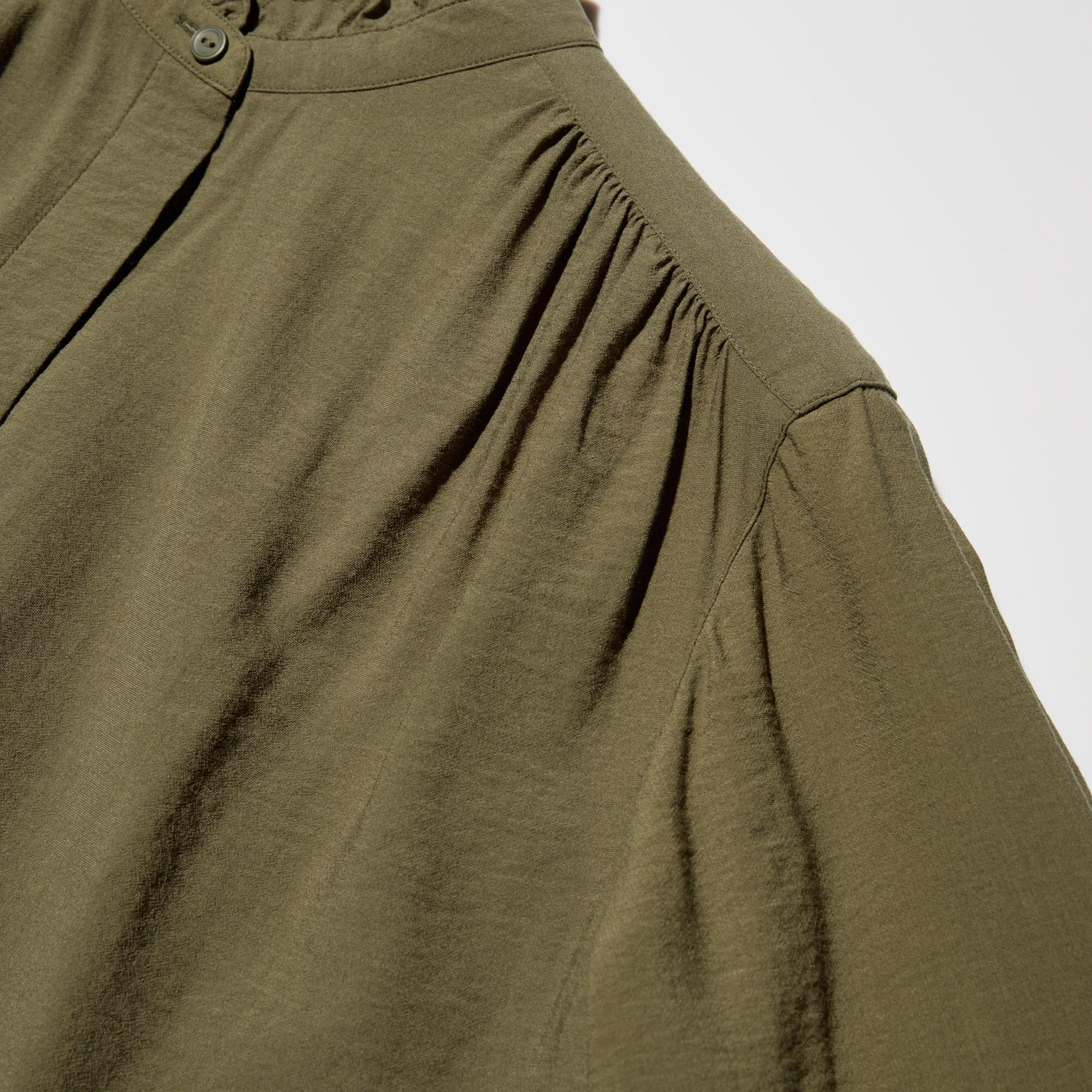 Women's Frilled Blouse | UNIQLO CA