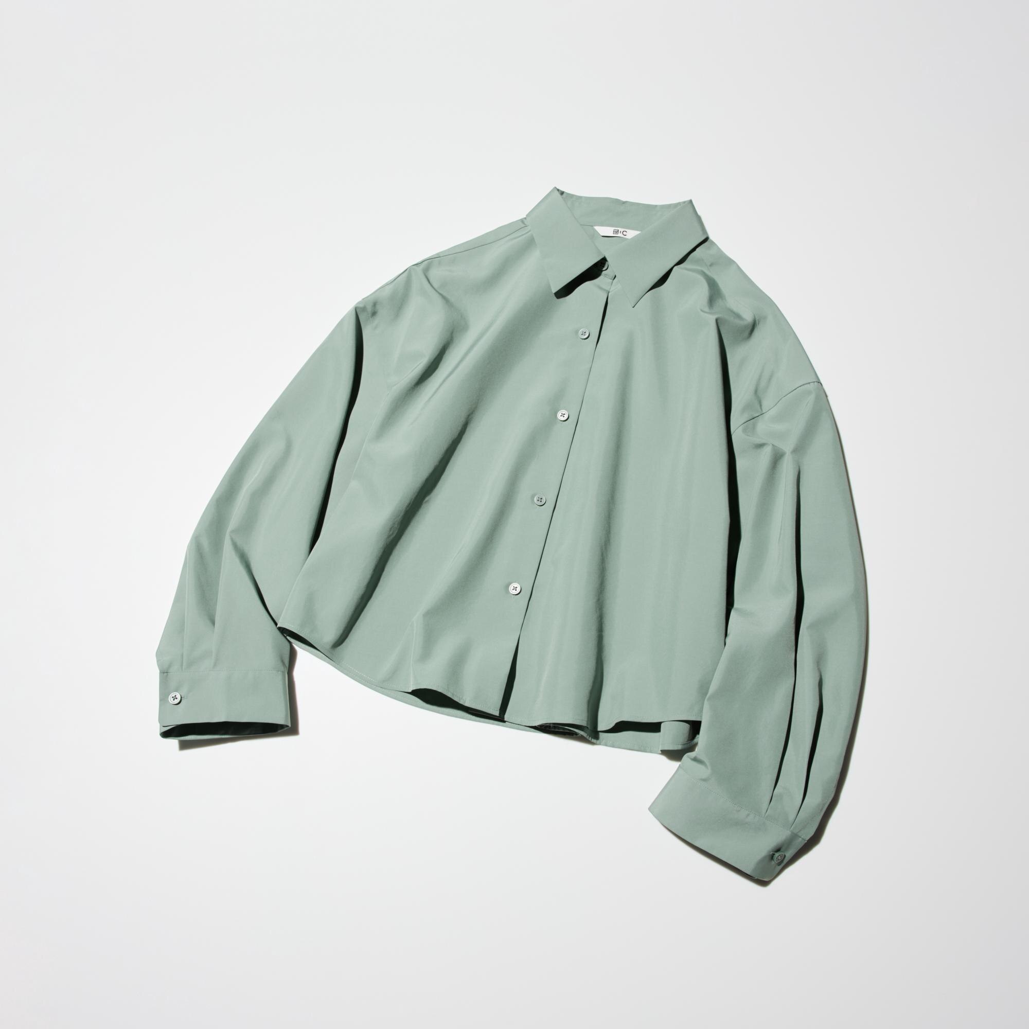 Women's CROPPED SHIRT | UNIQLO CA