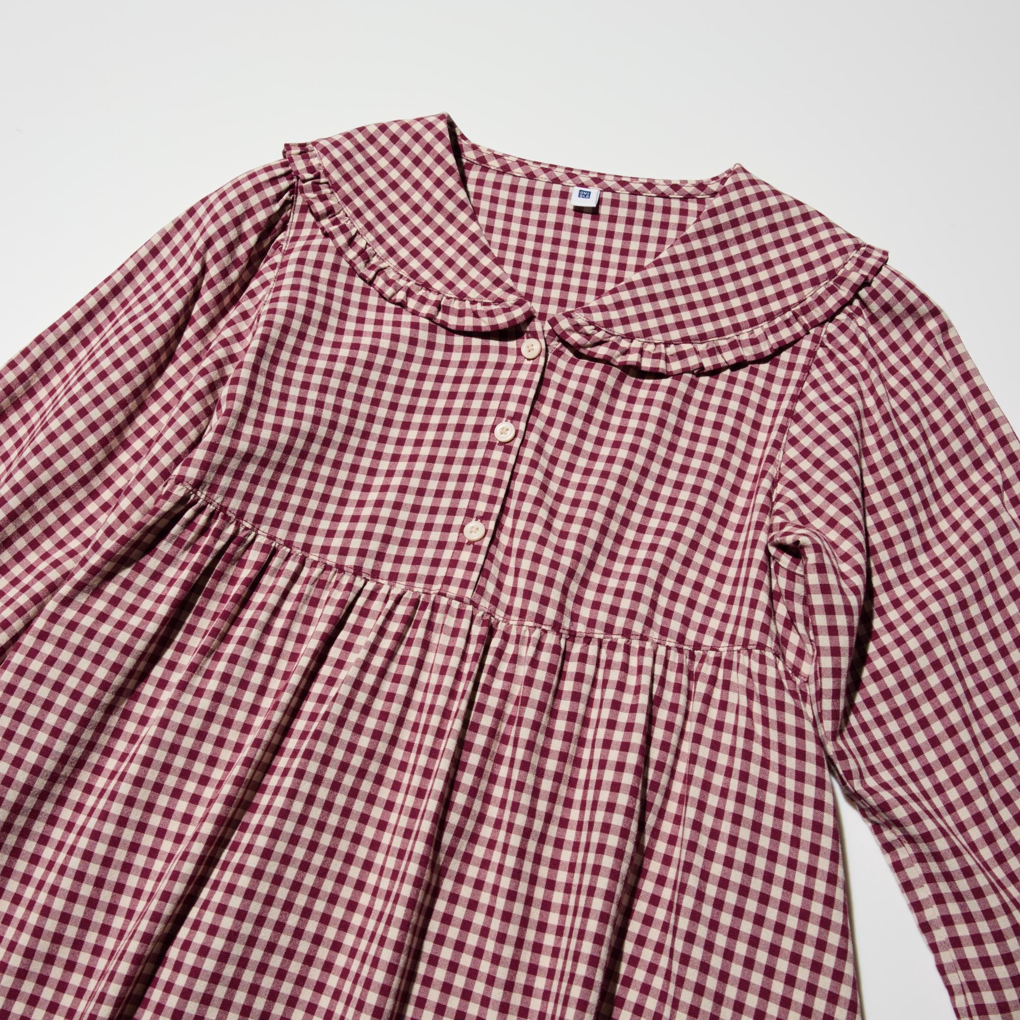 Kids Checked Dress | UNIQLO CA