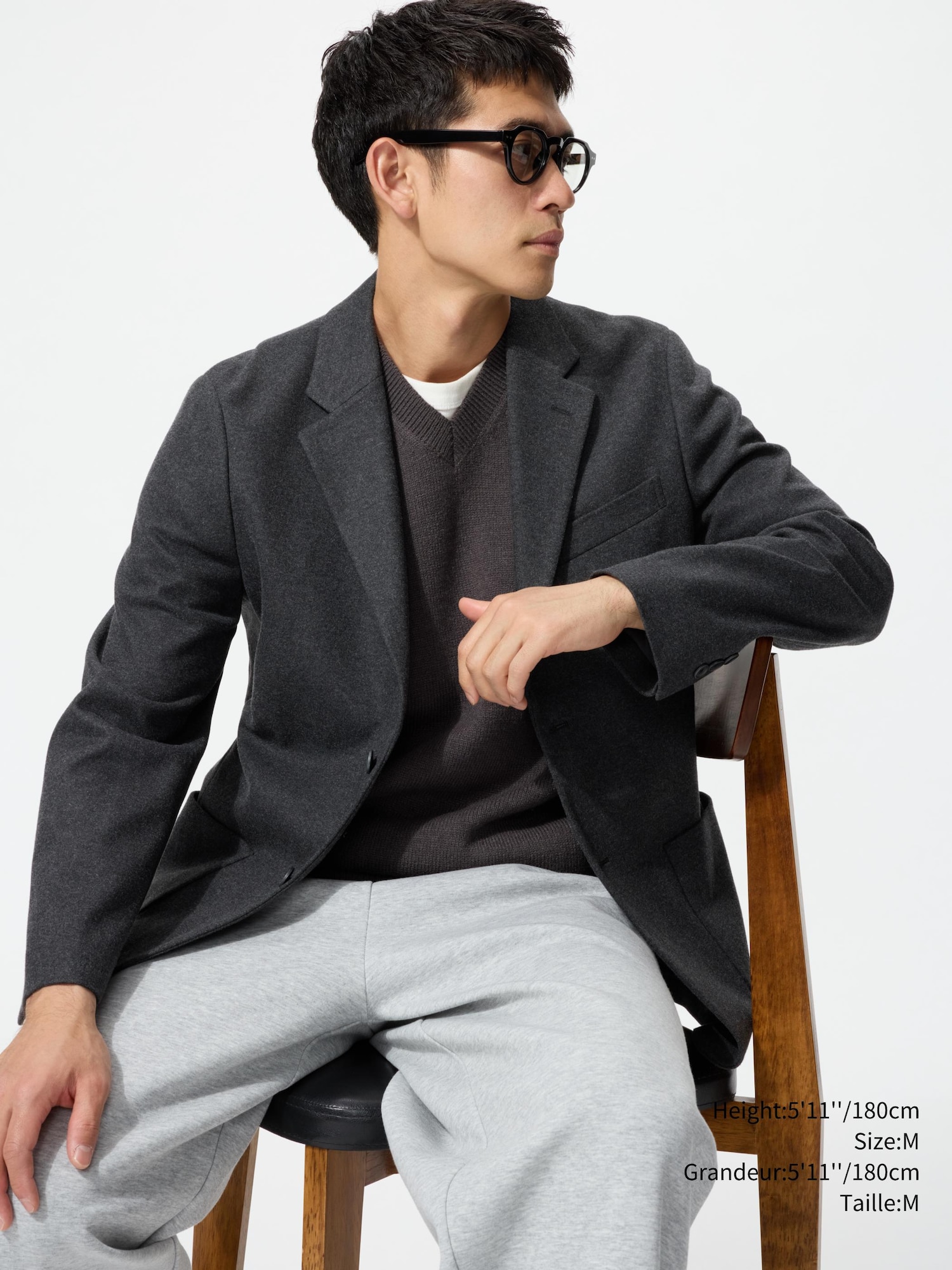 Men's BRUSHED JERSEY JACKET | UNIQLO CA