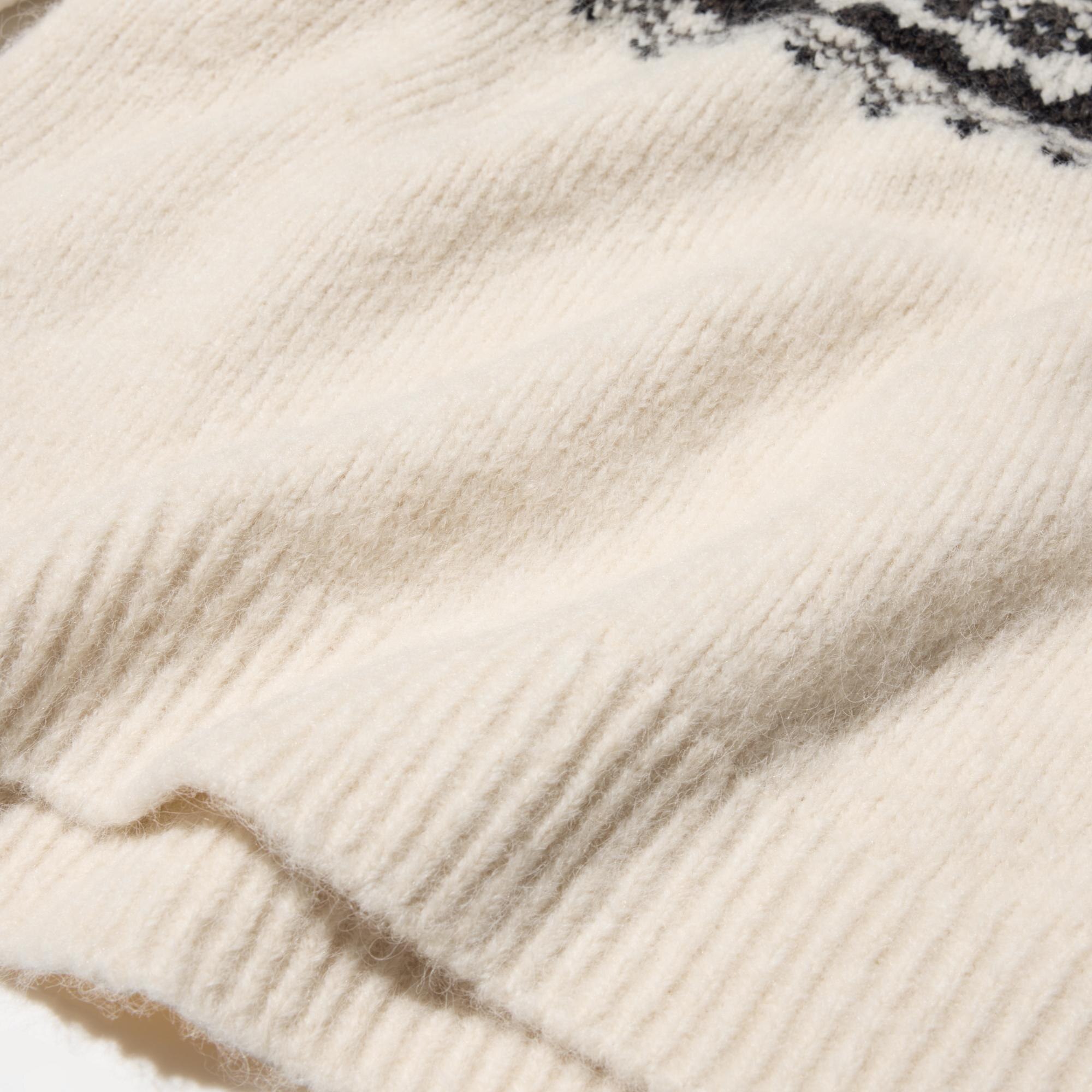 Women's Fluffy Crew Neck Sweater | UNIQLO CA