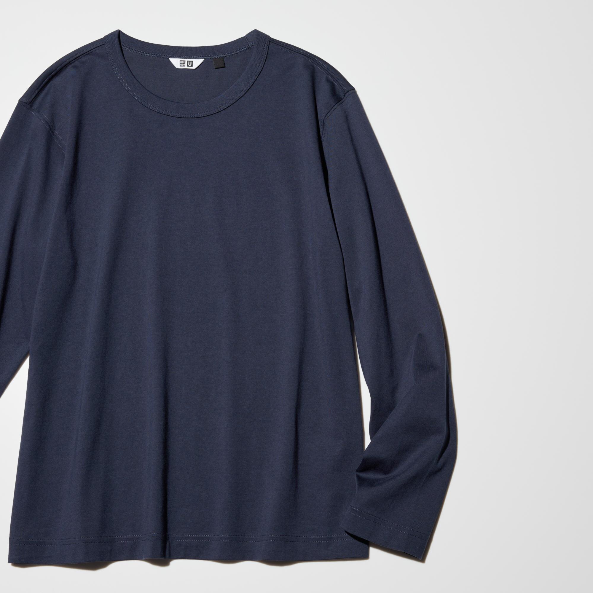 Women's Supima Cotton T-Shirt | Long Sleeve | UNIQLO CA