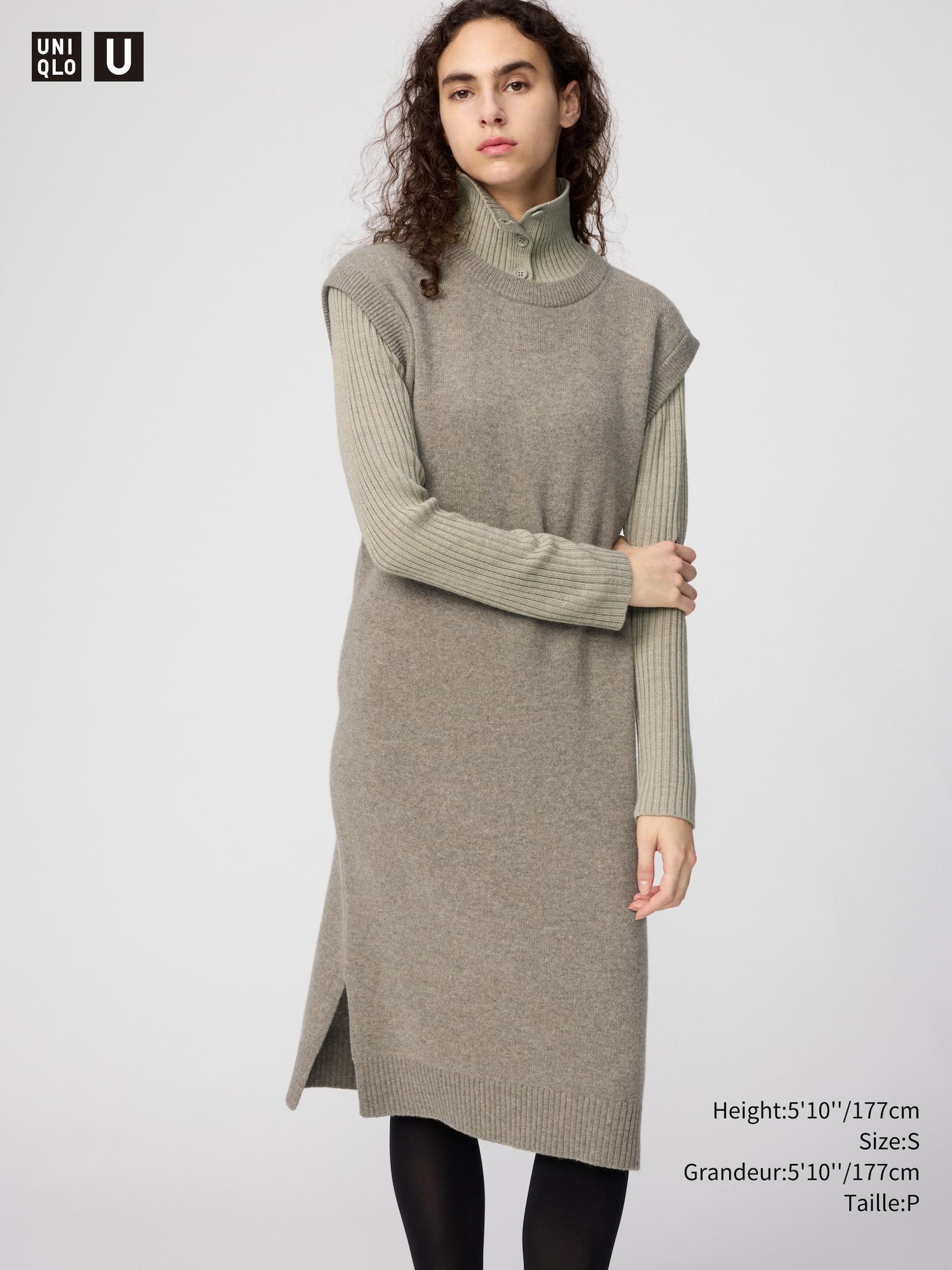ROBE EN LAINE D'AGNEAU SANS MANCHES pour Femme | UNIQLO CA