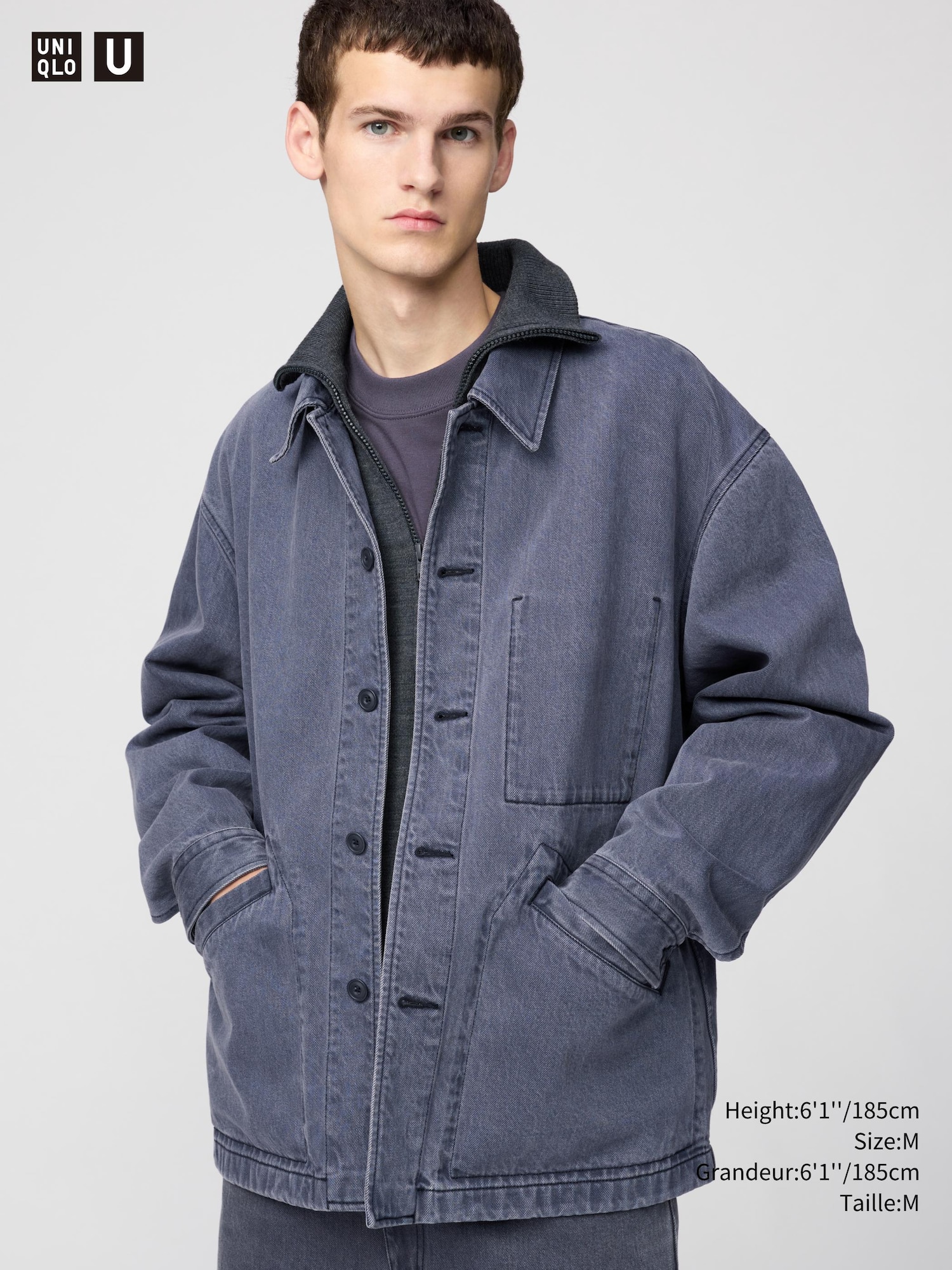 VESTE EN DENIM SURDIMENSIONNÉE pour Homme | UNIQLO CA